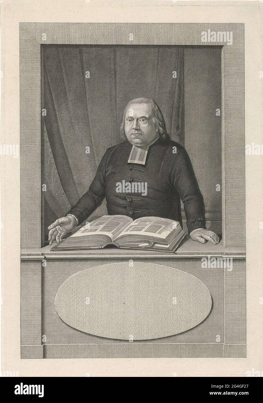 . Portrait of Theodorus Isaäcus Gerhardus van Essen, pastor in ...