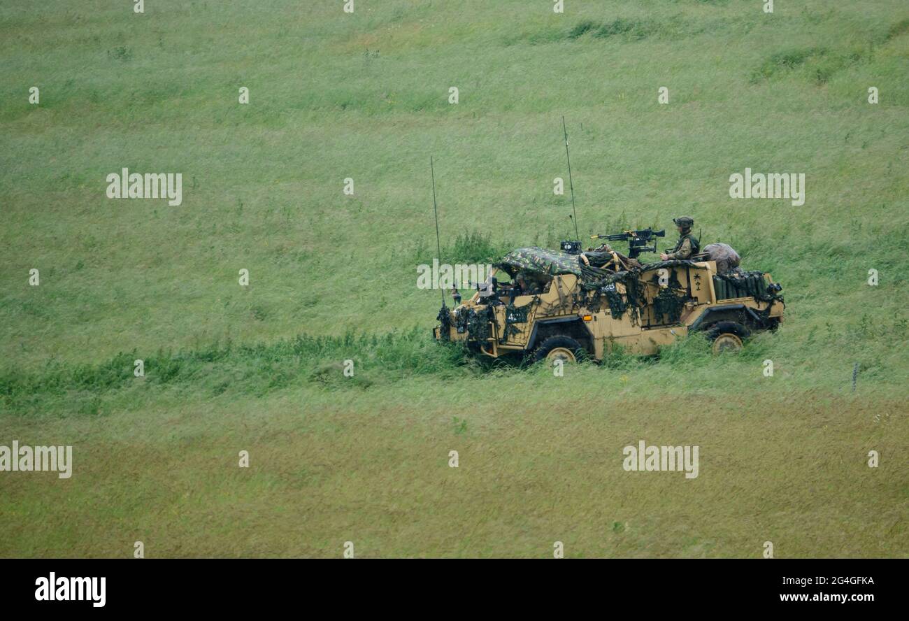 British army Supacat Jackal rapid assault, fire support and ...