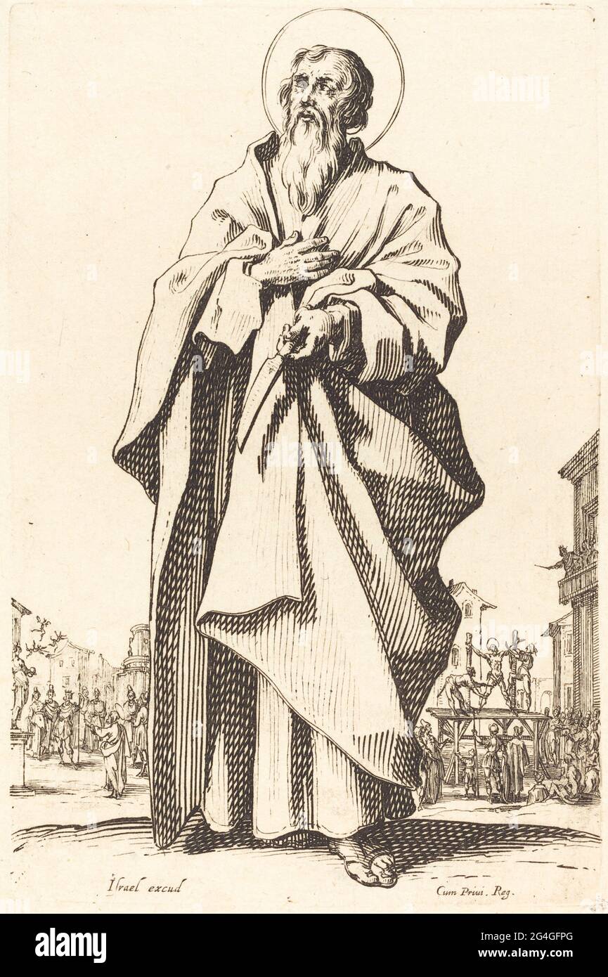 Saint Bartholomew, published 1631 Stock Photo - Alamy