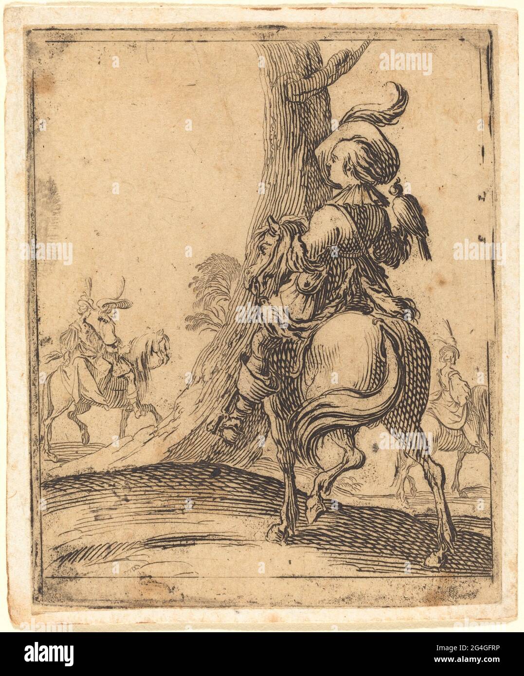 Falconer with horse hi-res stock photography and images - Alamy