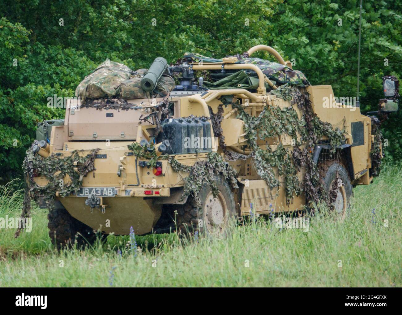 British army Supacat Jackal rapid assault, fire support and ...