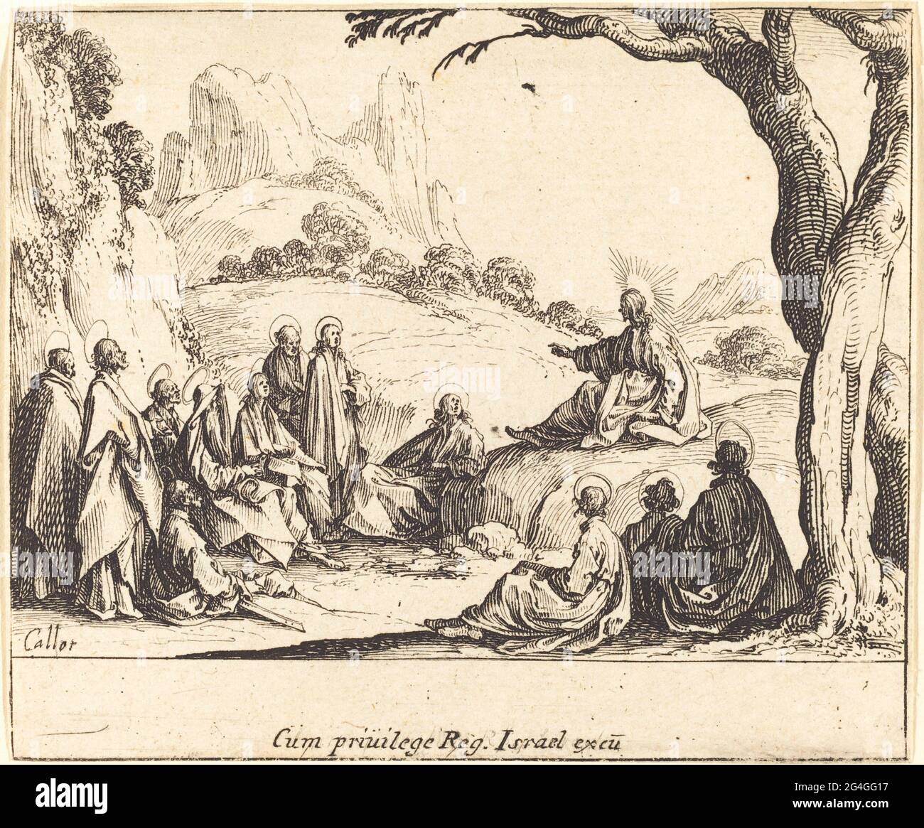 Jesus sermon on the mount art hi-res stock photography and images - Alamy