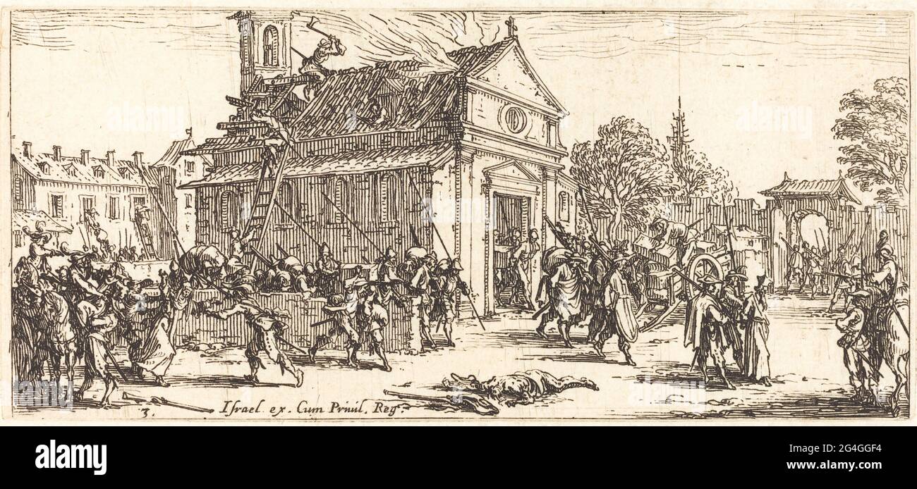 Pillaging a Monastery, c. 1633 Stock Photo - Alamy