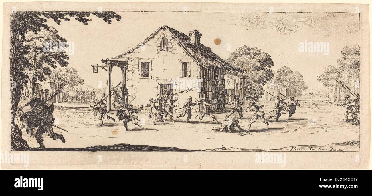 Scene of Pillage, c. 1633 Stock Photo - Alamy