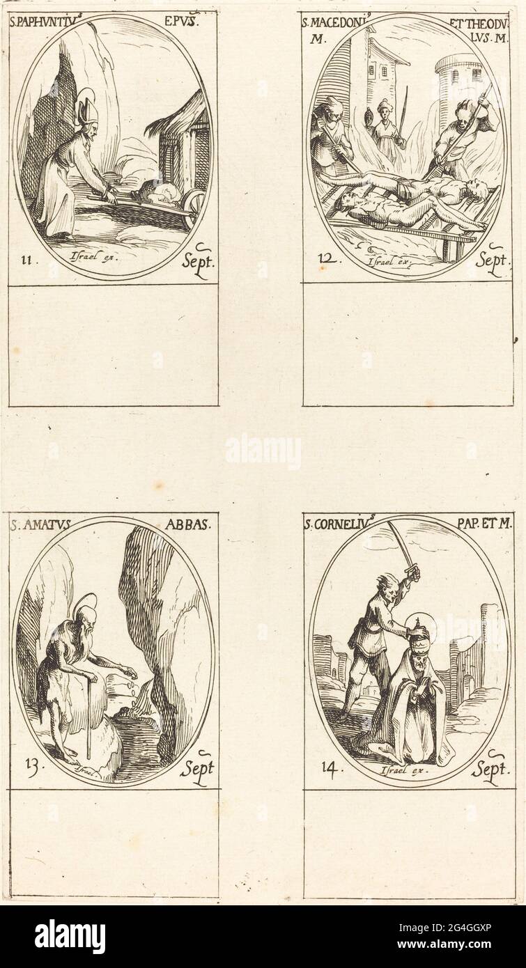 St. Paphnutius; Sts. Macedonius and Theodulus; St. Amatus; St ...