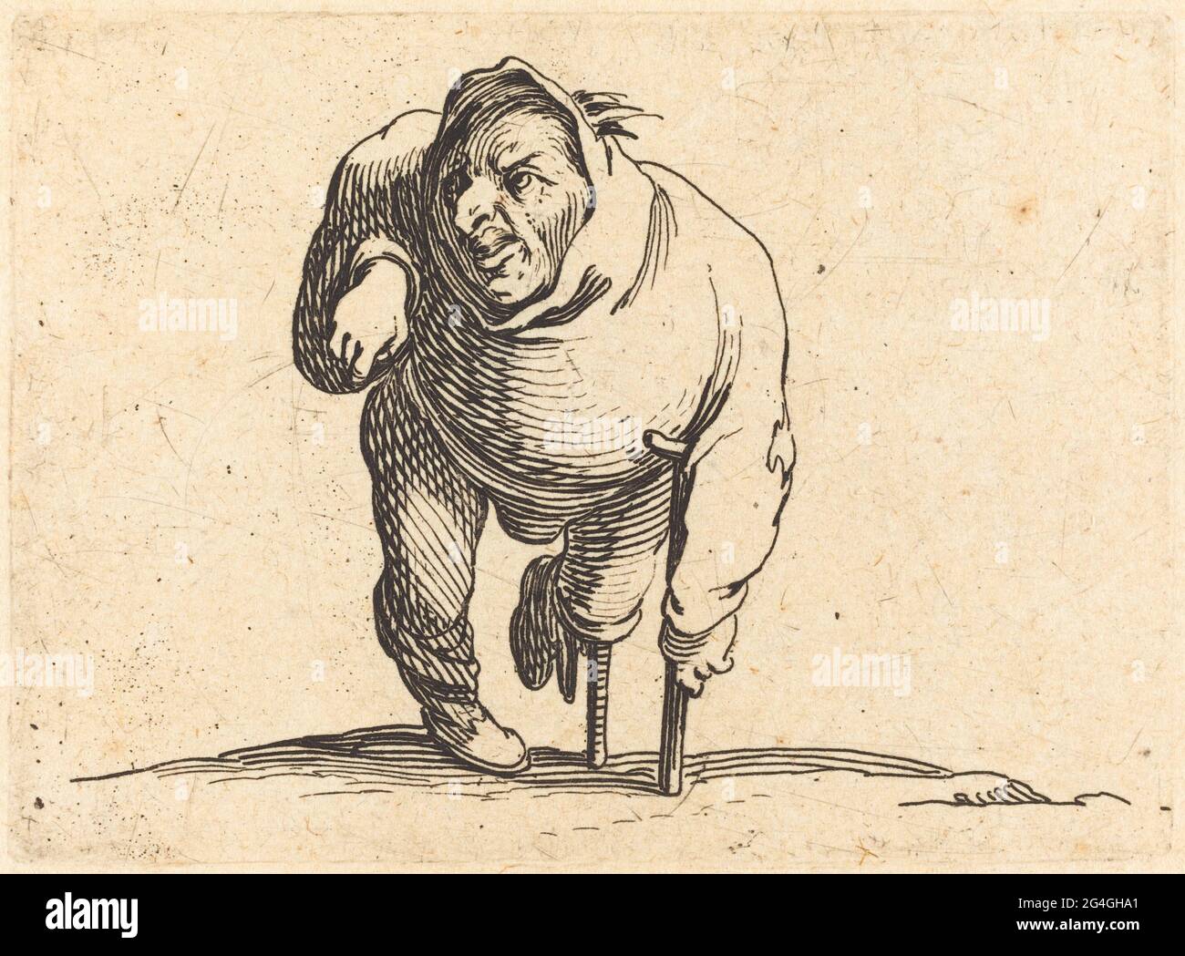 Cripple with Crutch and Wooden Leg, c. 1622 Stock Photo - Alamy