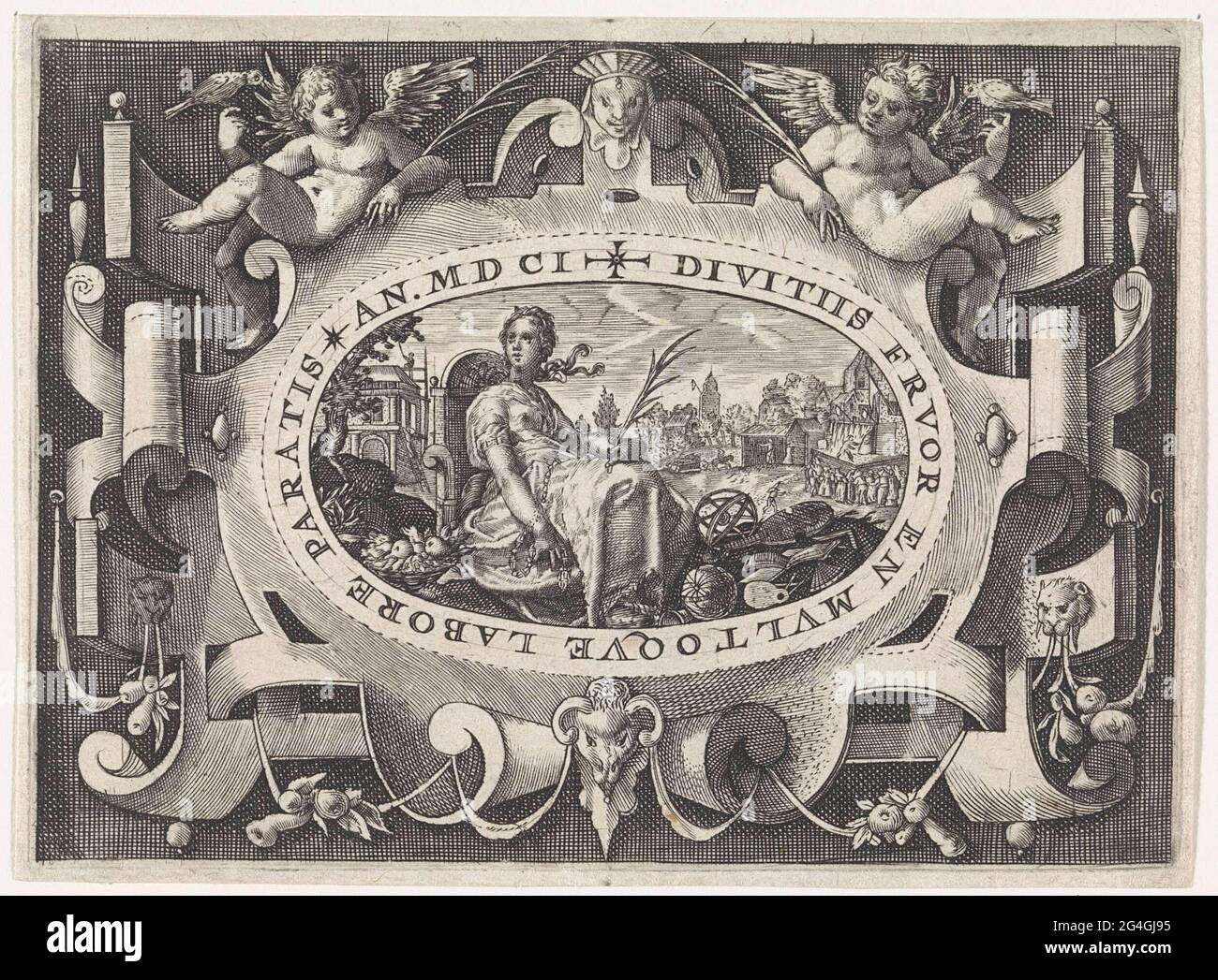 . The female personification of peace, with an olive branch. Attributes ...