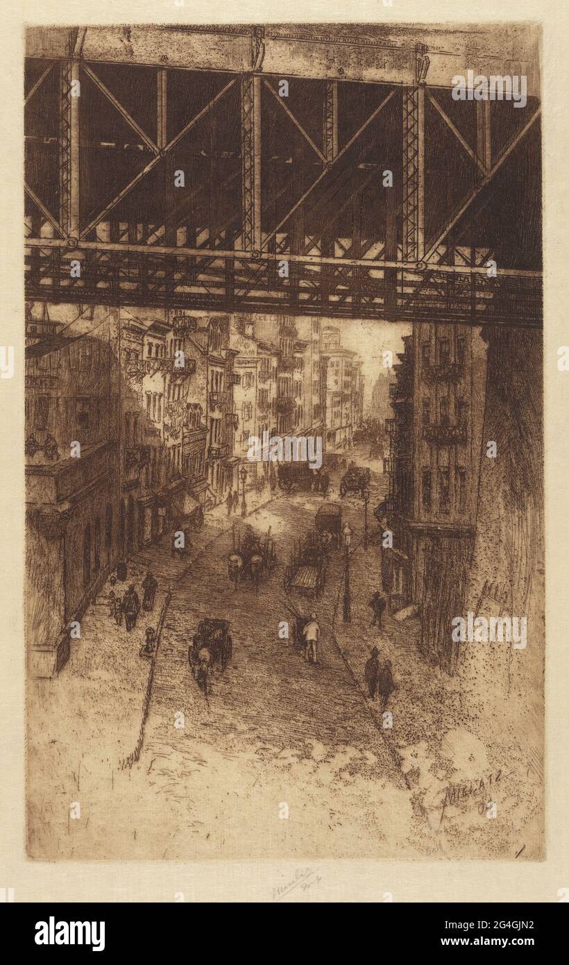 Cherry Street, N.Y., 1904 Stock Photo - Alamy