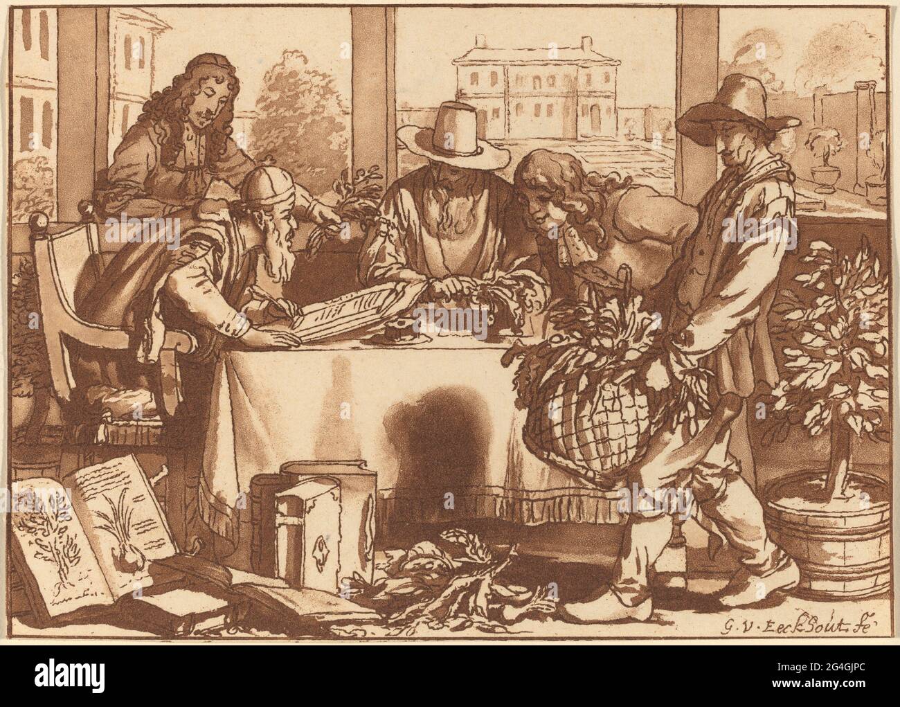 Horticulturist, 1780, published 1787 Stock Photo - Alamy