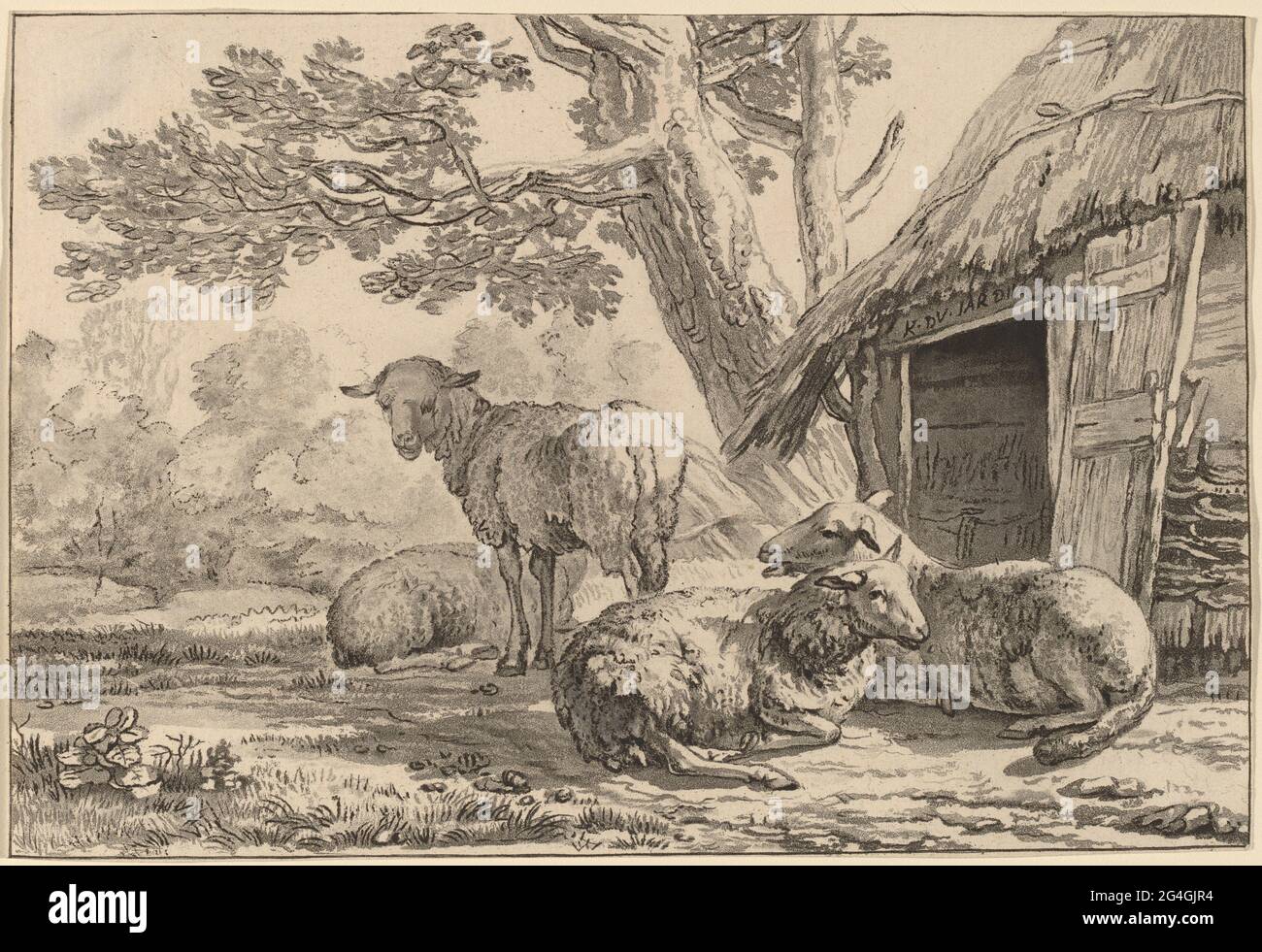 Sheepcote, 1781, published 1787 Stock Photo - Alamy