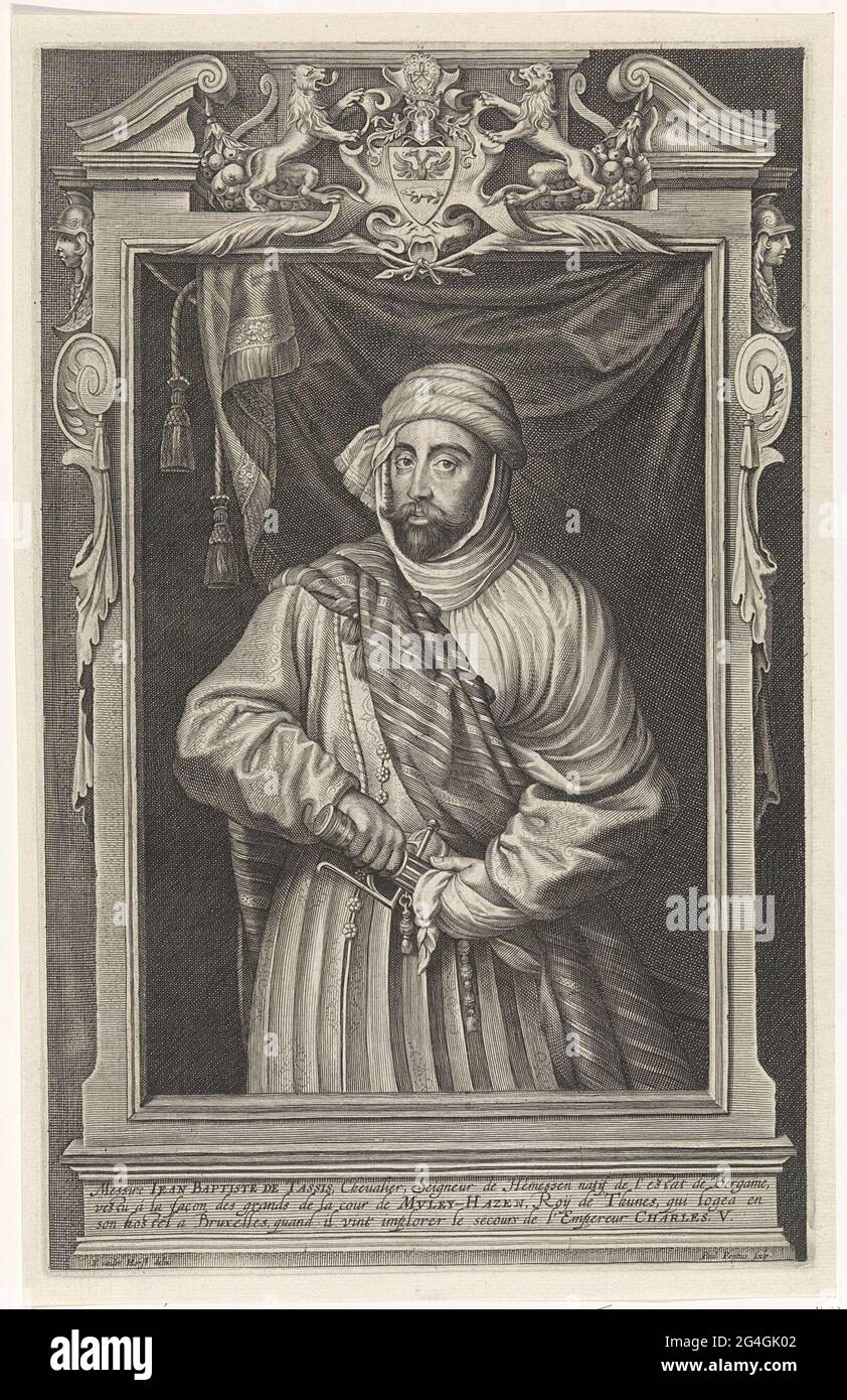 . Portrait of Jean Baptiste de Tassis, a Spanish Captain General in the ...