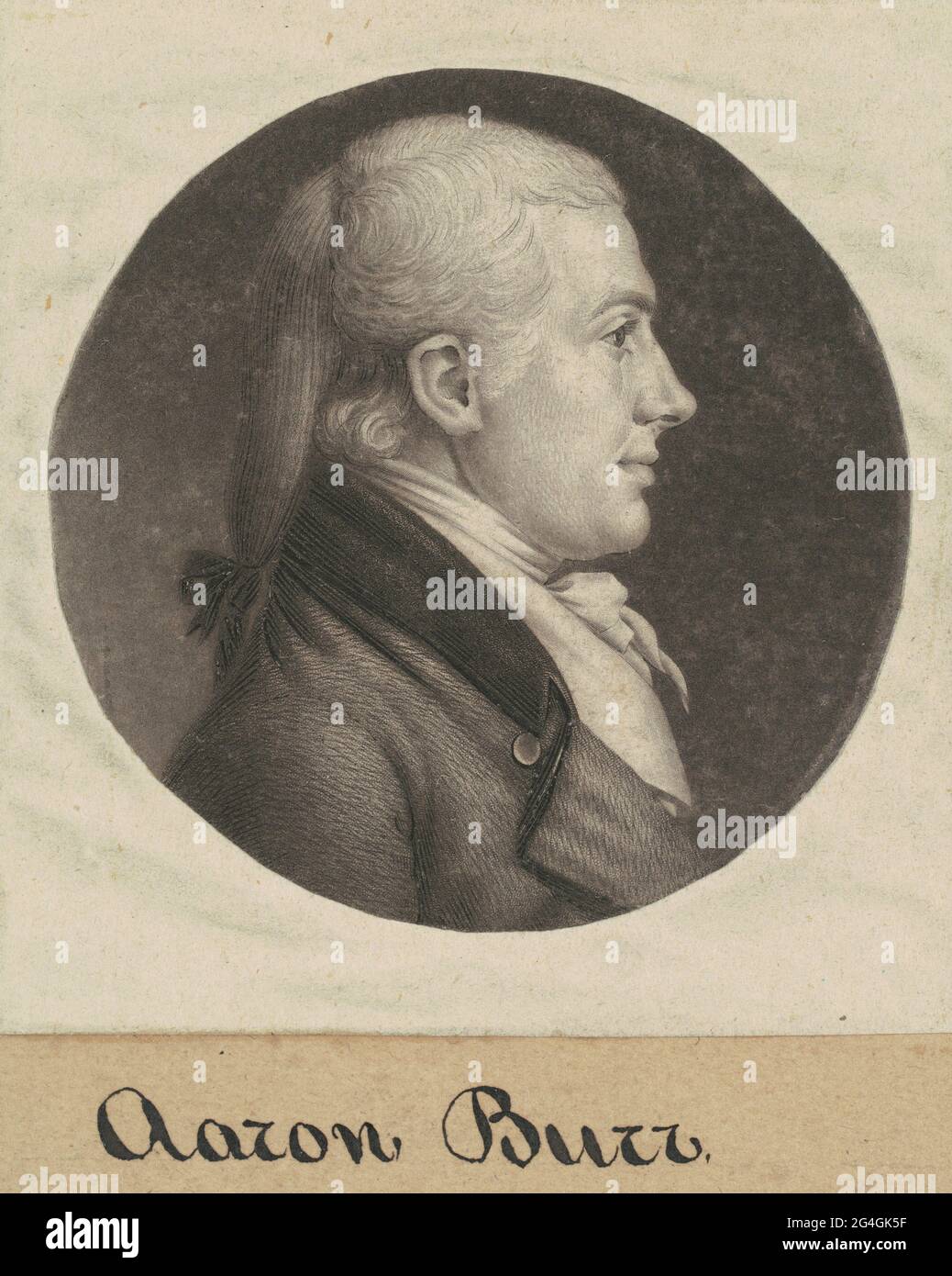 Portrait of aaron burr hi-res stock photography and images - Alamy