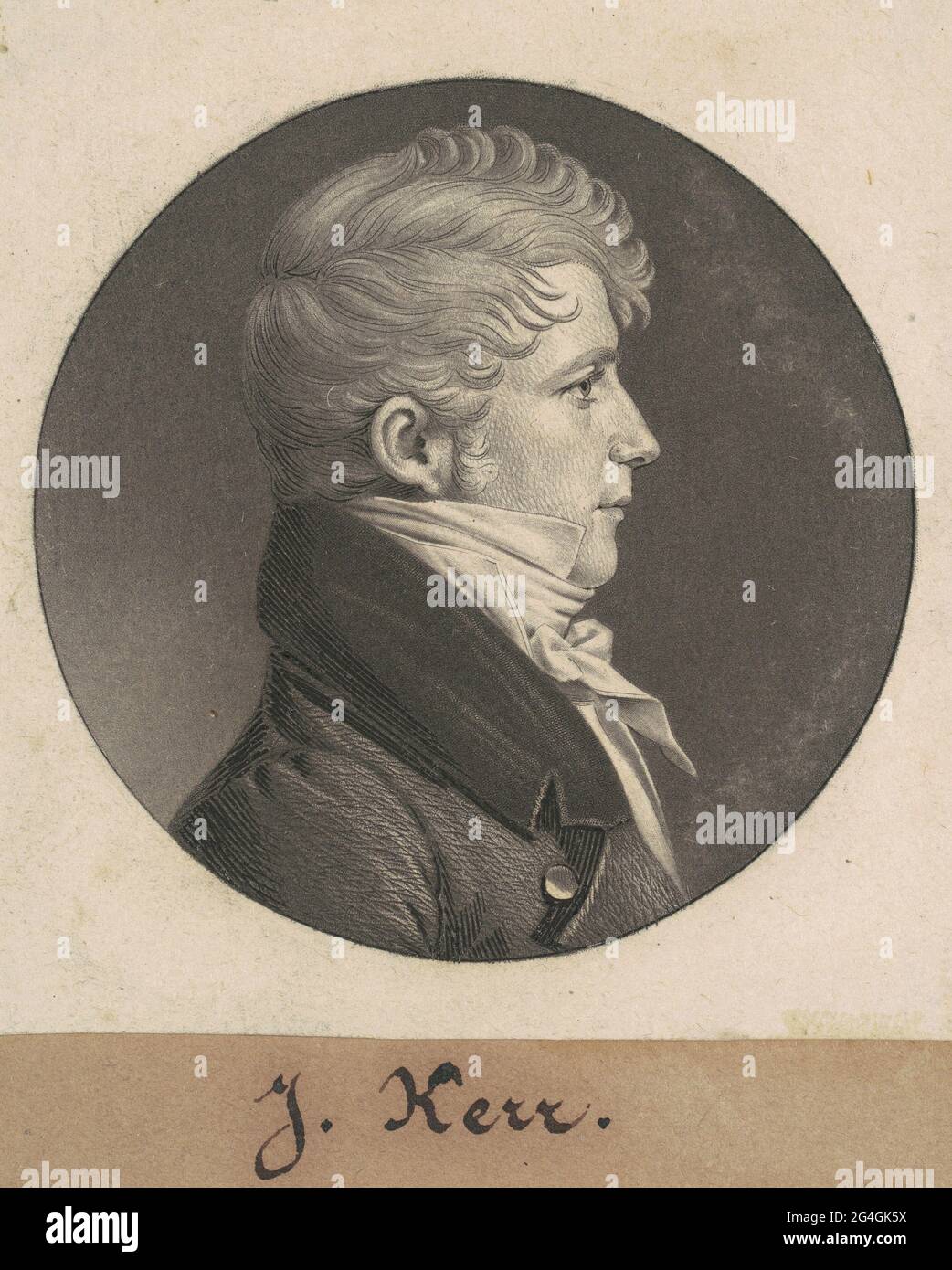 John Leeds Kerr, 1808 Stock Photo - Alamy