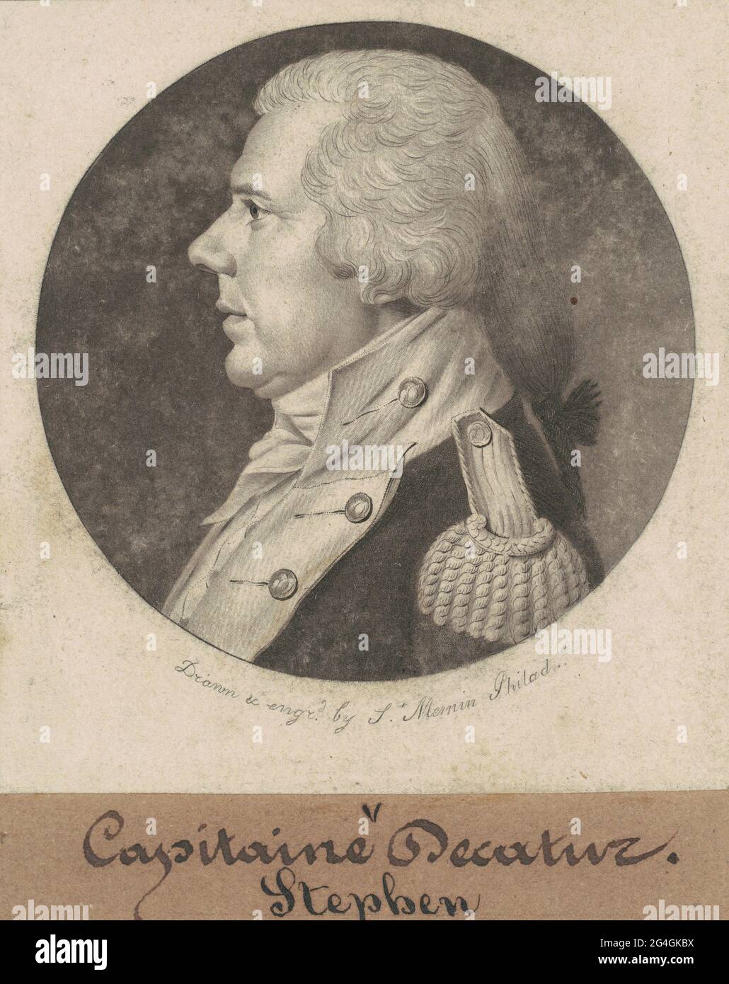 Stephen Decatur, Sr., 1802 Stock Photo - Alamy