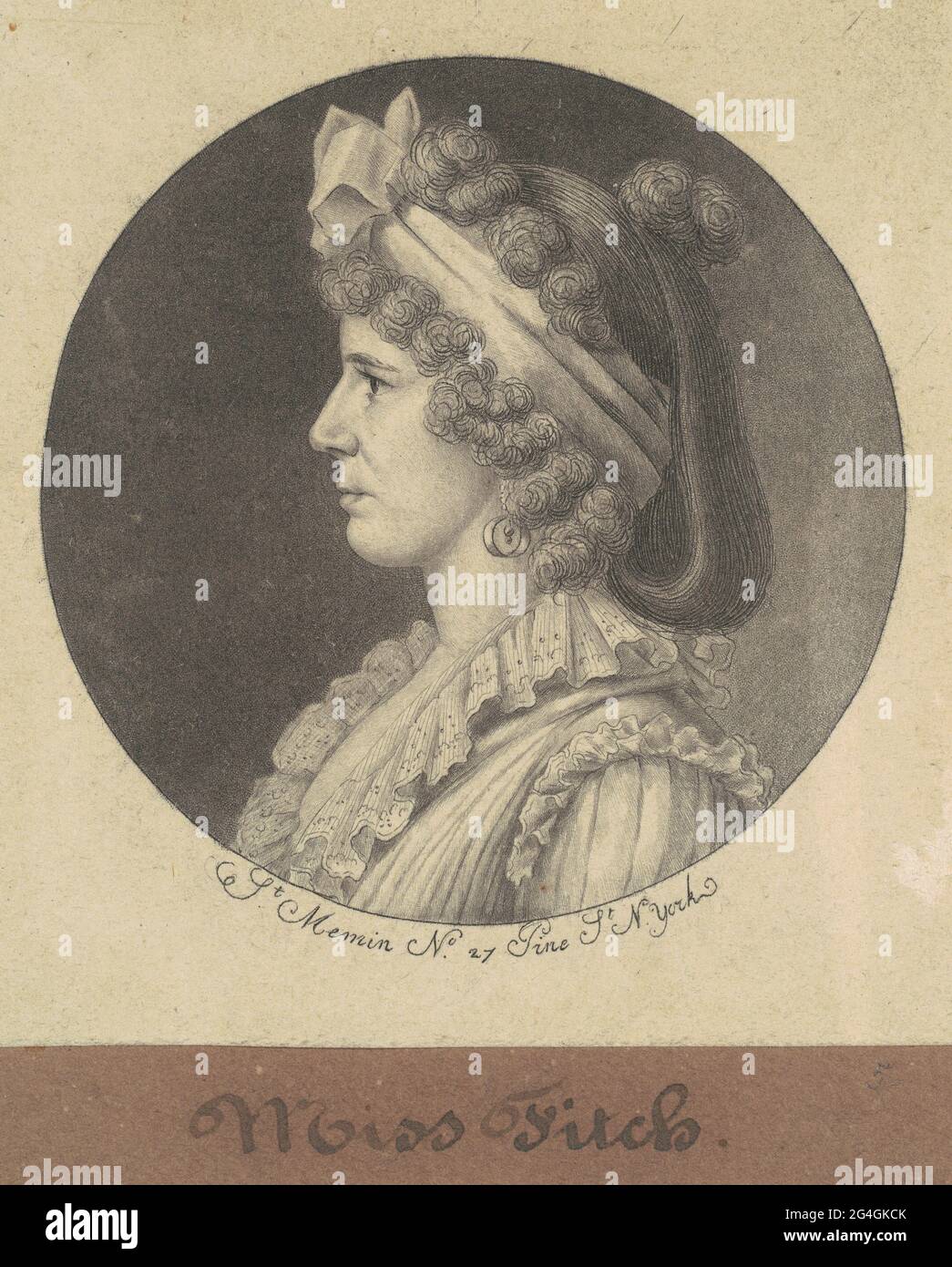 Miss Fitch, 1797 Stock Photo - Alamy