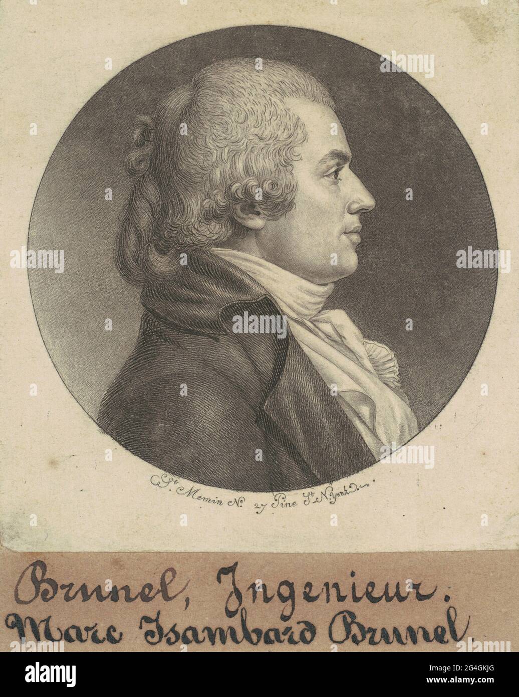 Marc Isambard Brunel, 1798 Stock Photo - Alamy