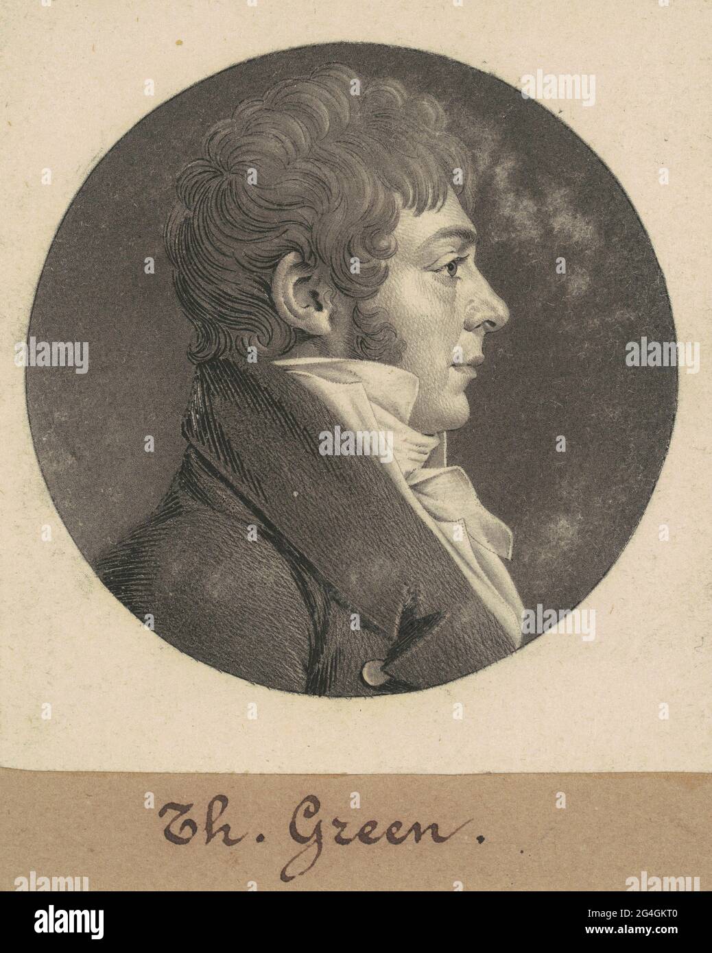 Thomas Green, 1809 Stock Photo - Alamy