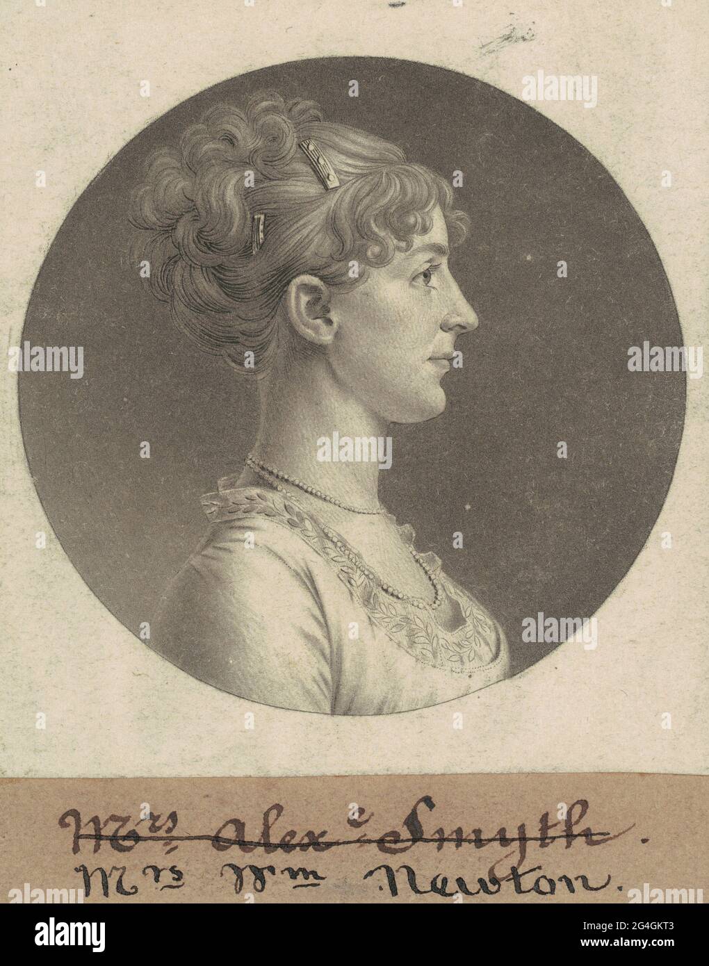 Jane Barr Stuart Newton, 1805 Stock Photo - Alamy