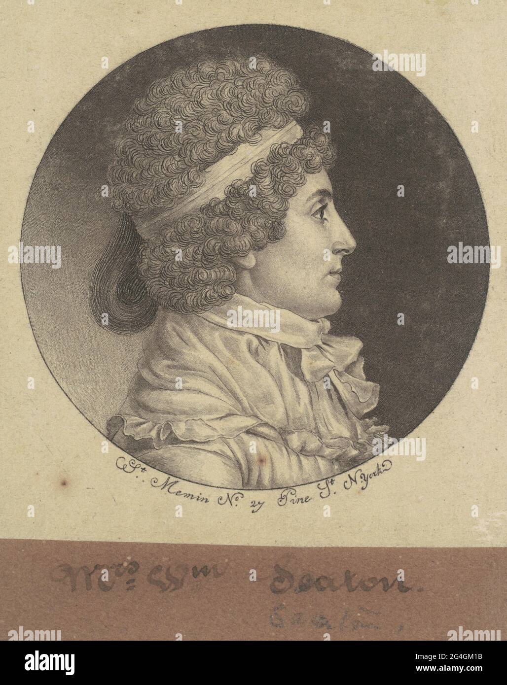 Elizabeth Ann Bayley Seton, 1797 Stock Photo - Alamy