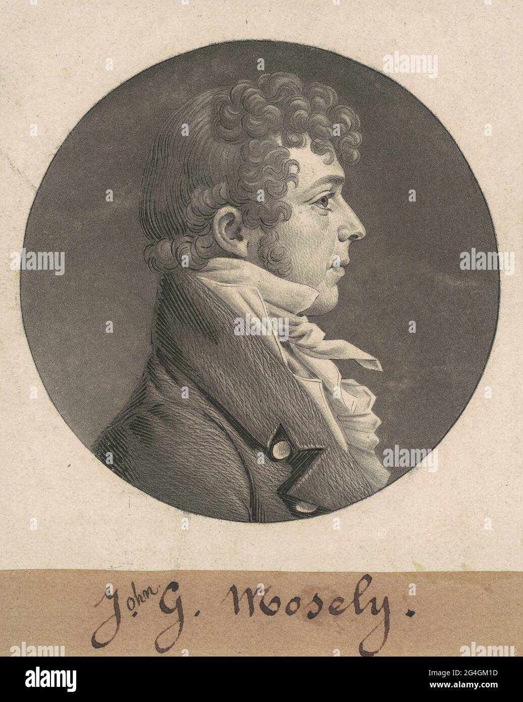 J. G. Mosely, 1808 Stock Photo - Alamy