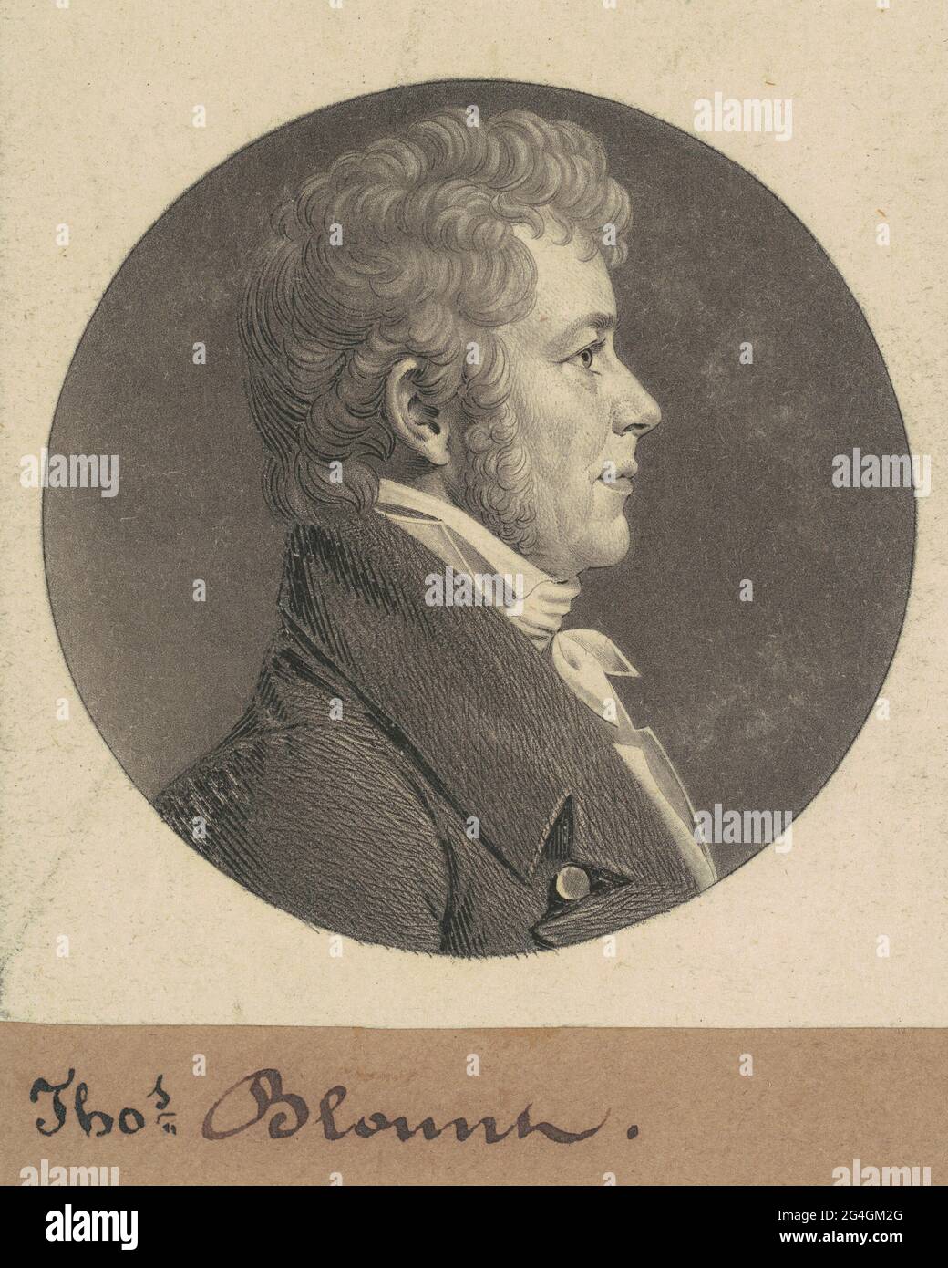 Thomas Blount, 1807 Stock Photo - Alamy