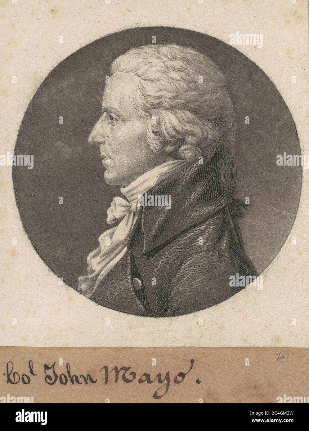 John Mayo II, 1808 Stock Photo - Alamy