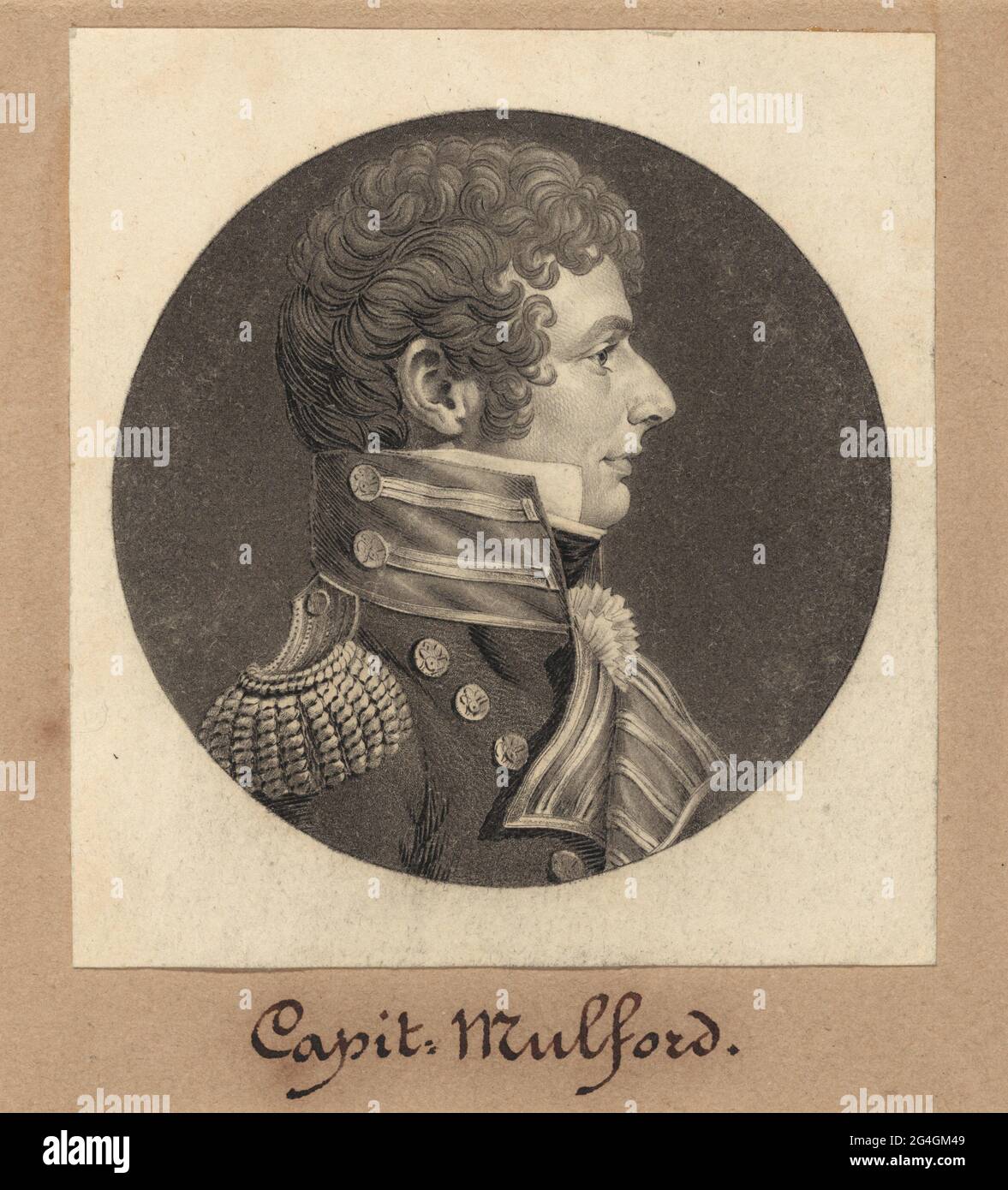 Captain Clarence Mulford, 1809 Stock Photo - Alamy
