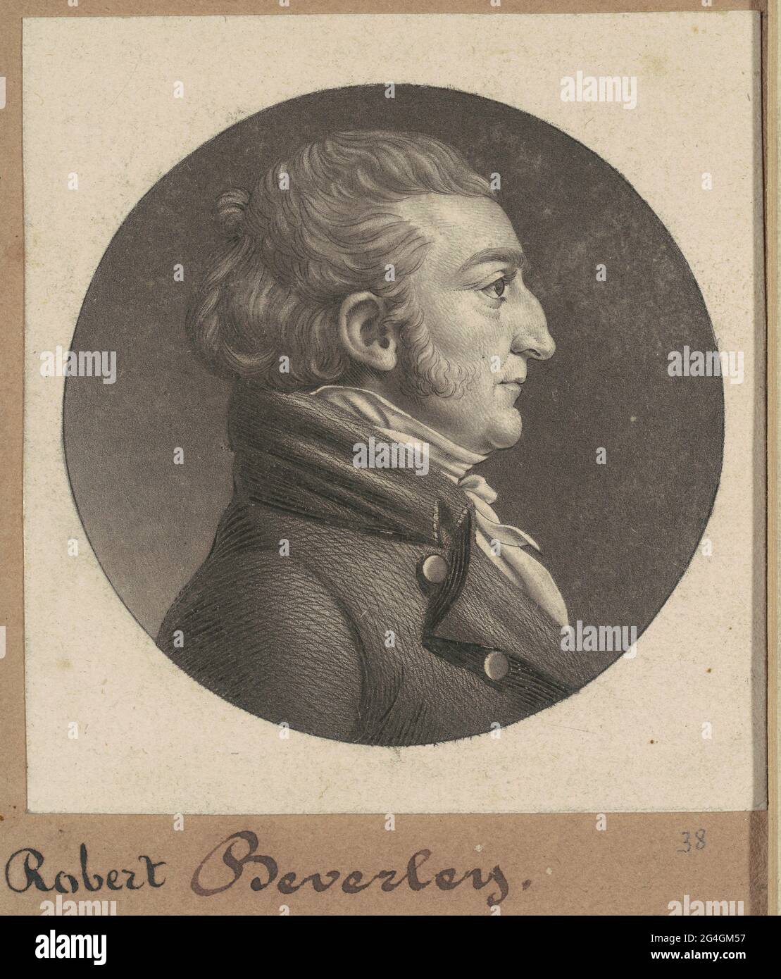 Robert Beverley IV, 1807 Stock Photo - Alamy