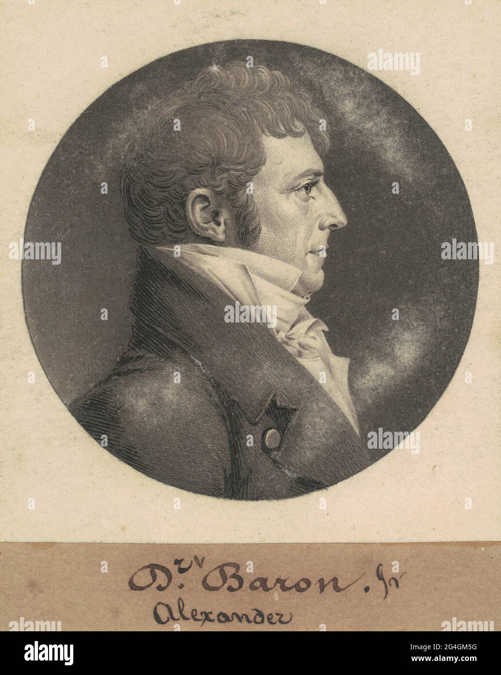 Alexander Baron, Jr., 1809 Stock Photo - Alamy