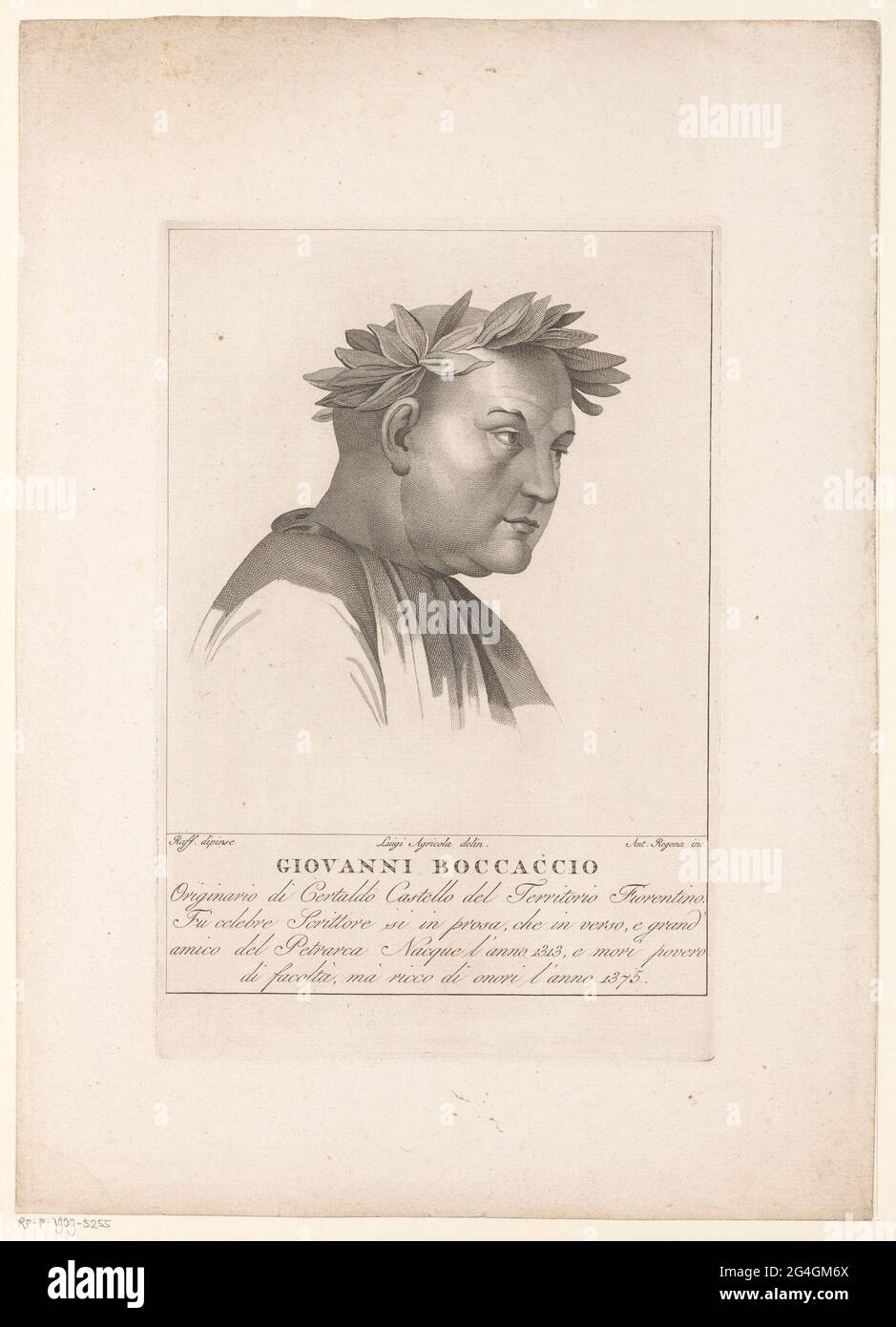 Portrait of giovanni boccaccio hi-res stock photography and images - Alamy