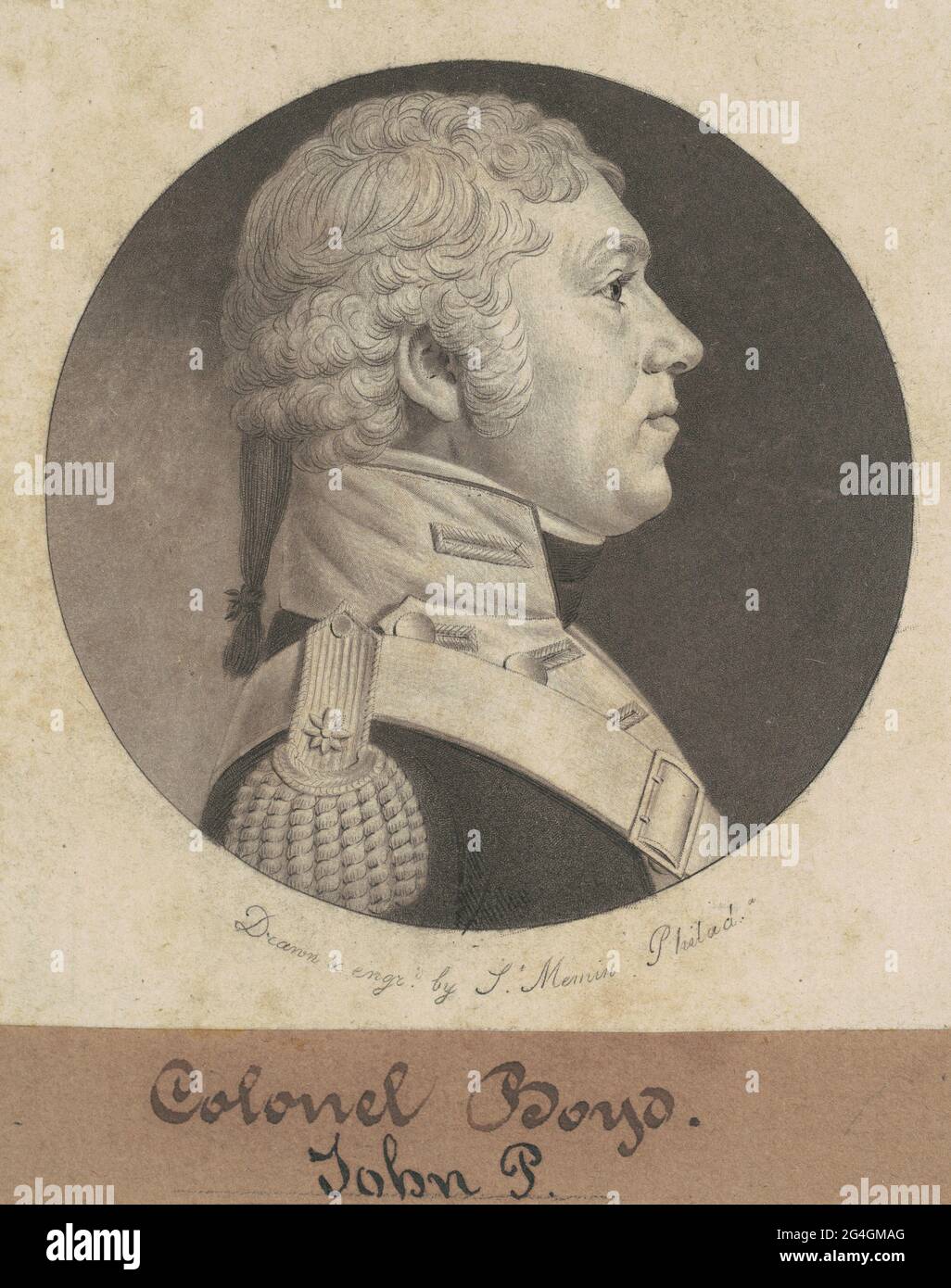 Colonel Boyd, 1802 Stock Photo - Alamy