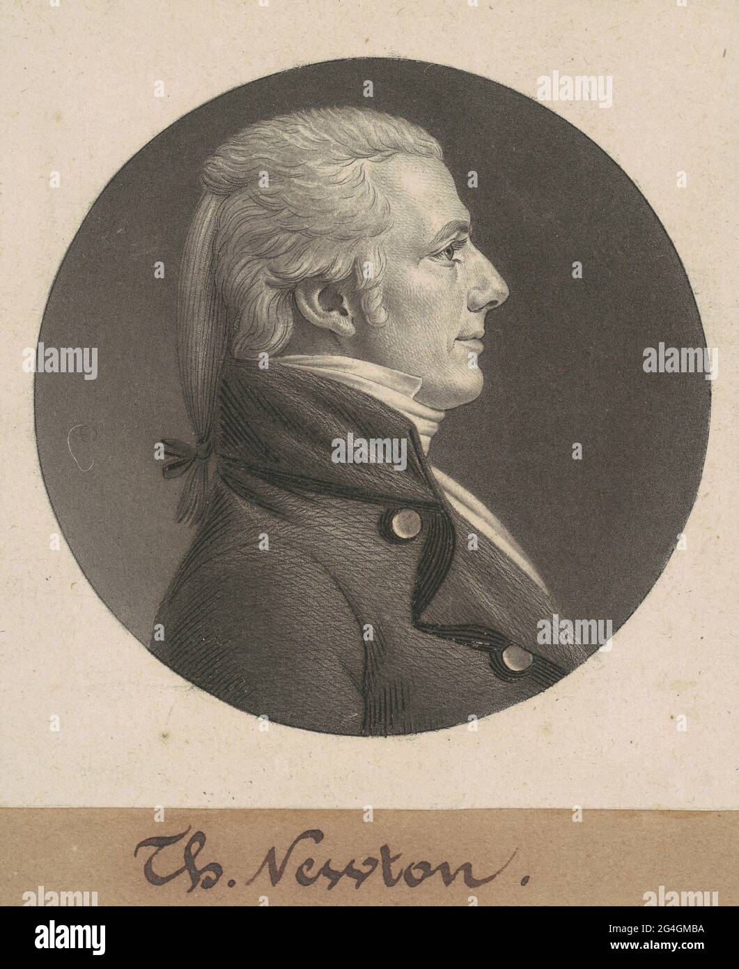 Thomas Newton, Jr., 1806 Stock Photo - Alamy