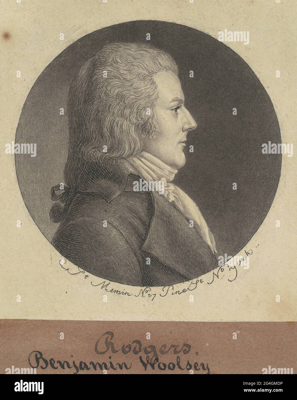 Benjamin Woolsey Rogers, 1796-1797 Stock Photo - Alamy