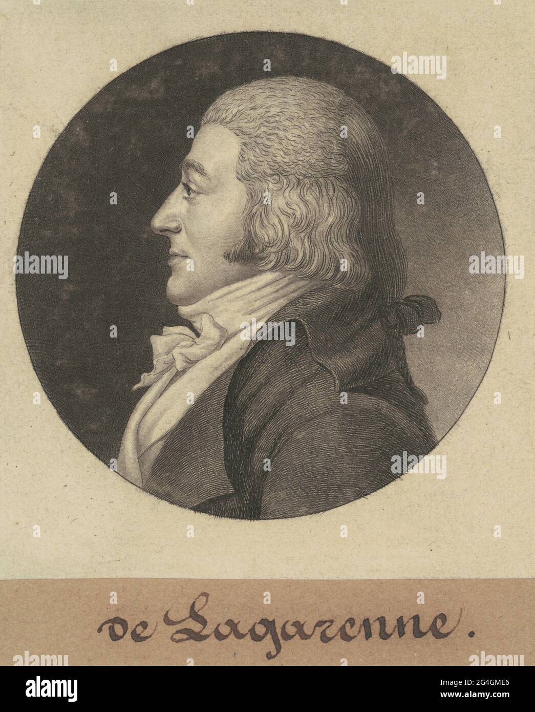 Charles de Lagarenne, 1800 Stock Photo - Alamy