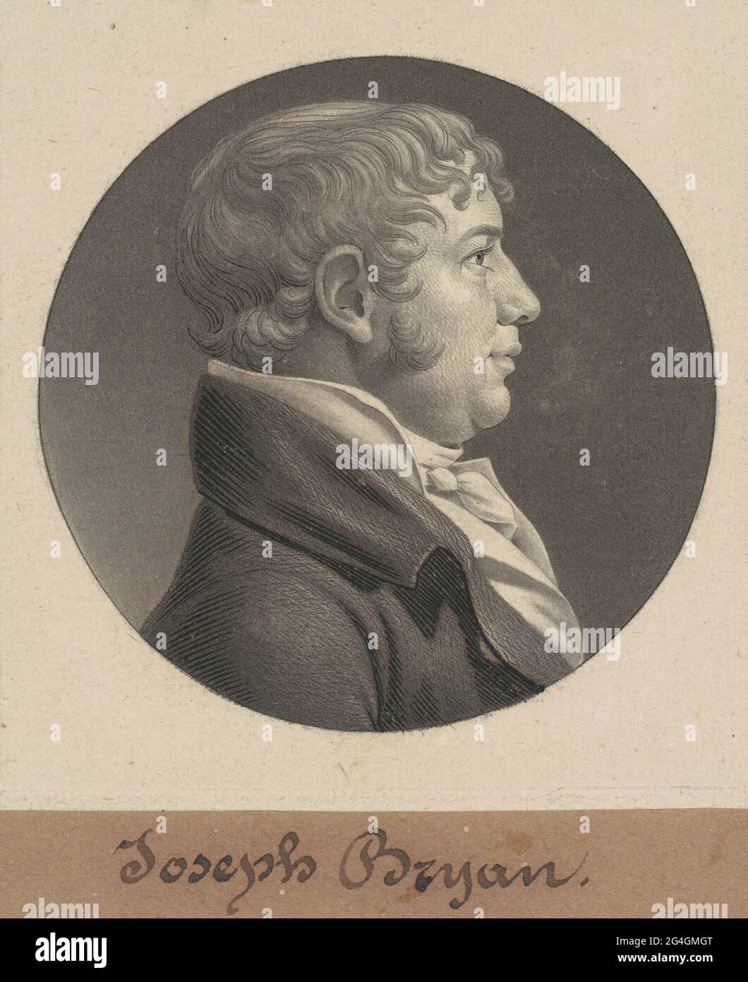 Joseph Bryan, 1805 Stock Photo - Alamy