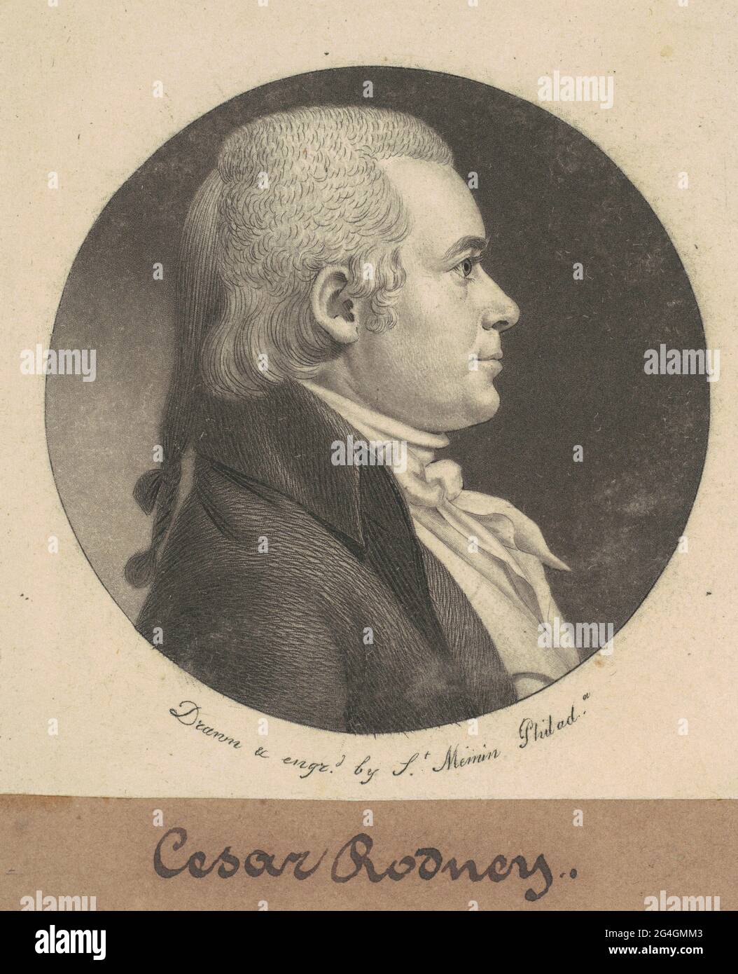 Caesar Augustus Rodney, 1800 Stock Photo - Alamy