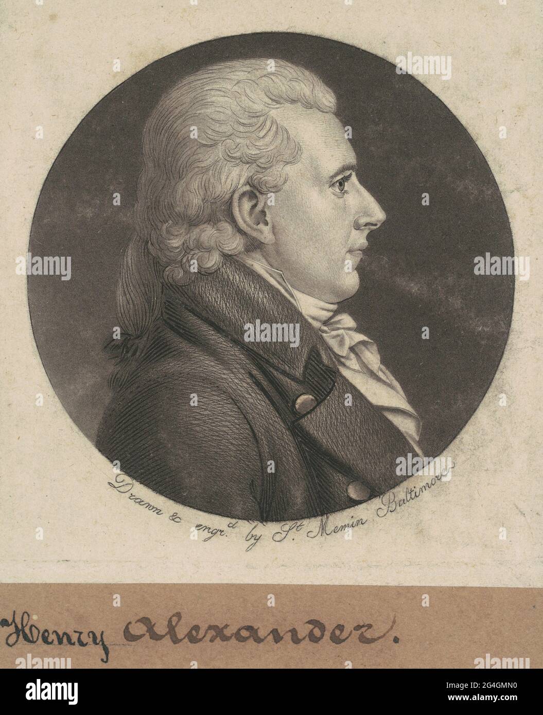 Alexander man profile 19th century hi-res stock photography and images ...