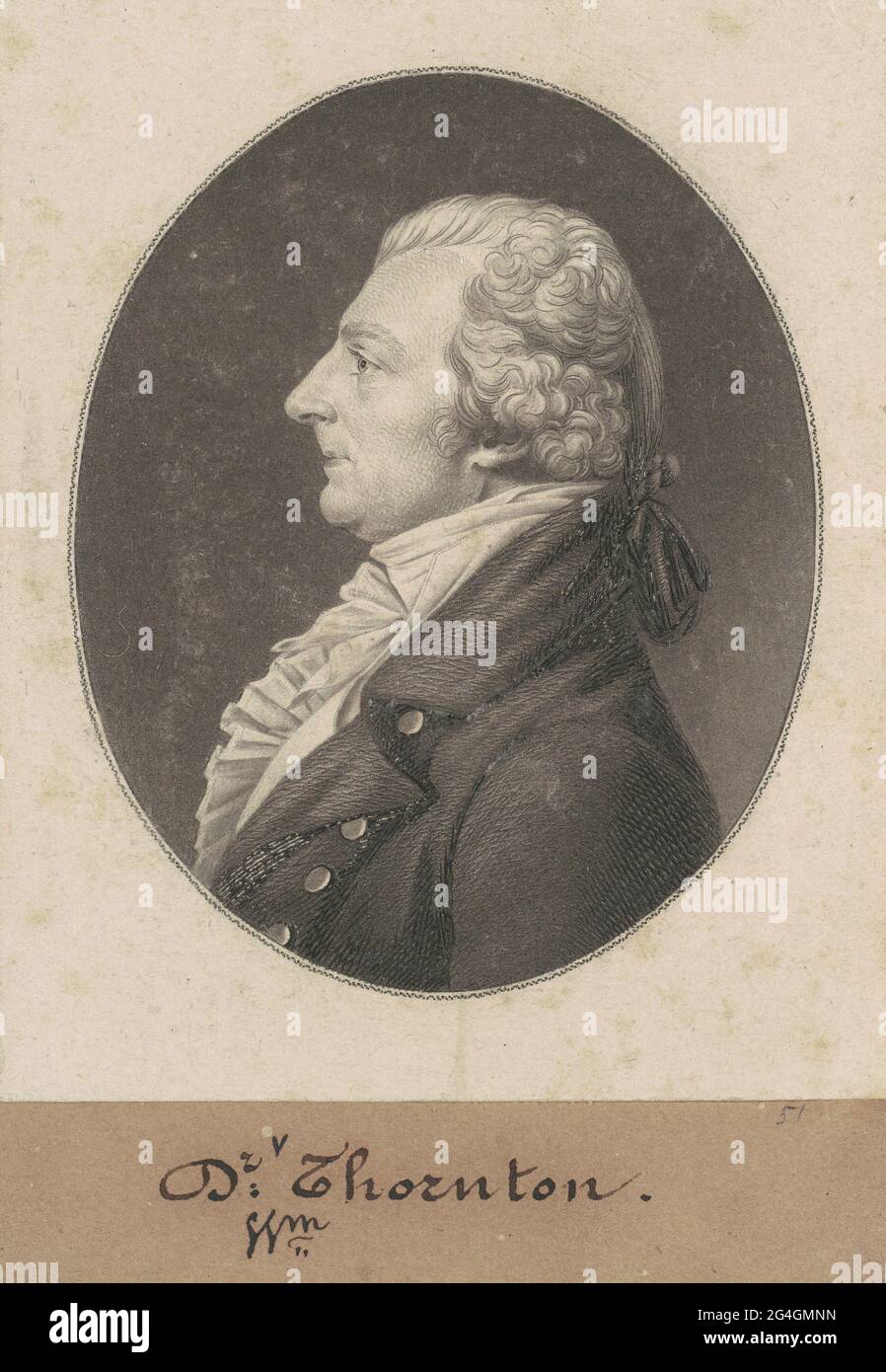 William Thornton, 1804 Stock Photo - Alamy