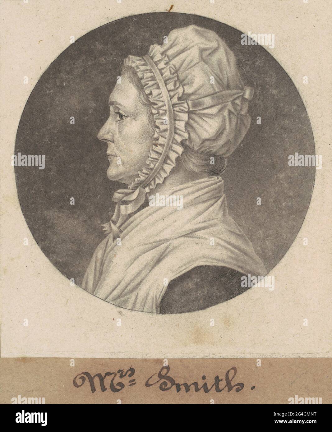 Elizabeth Custis Teackle Smith, 1803 Stock Photo - Alamy
