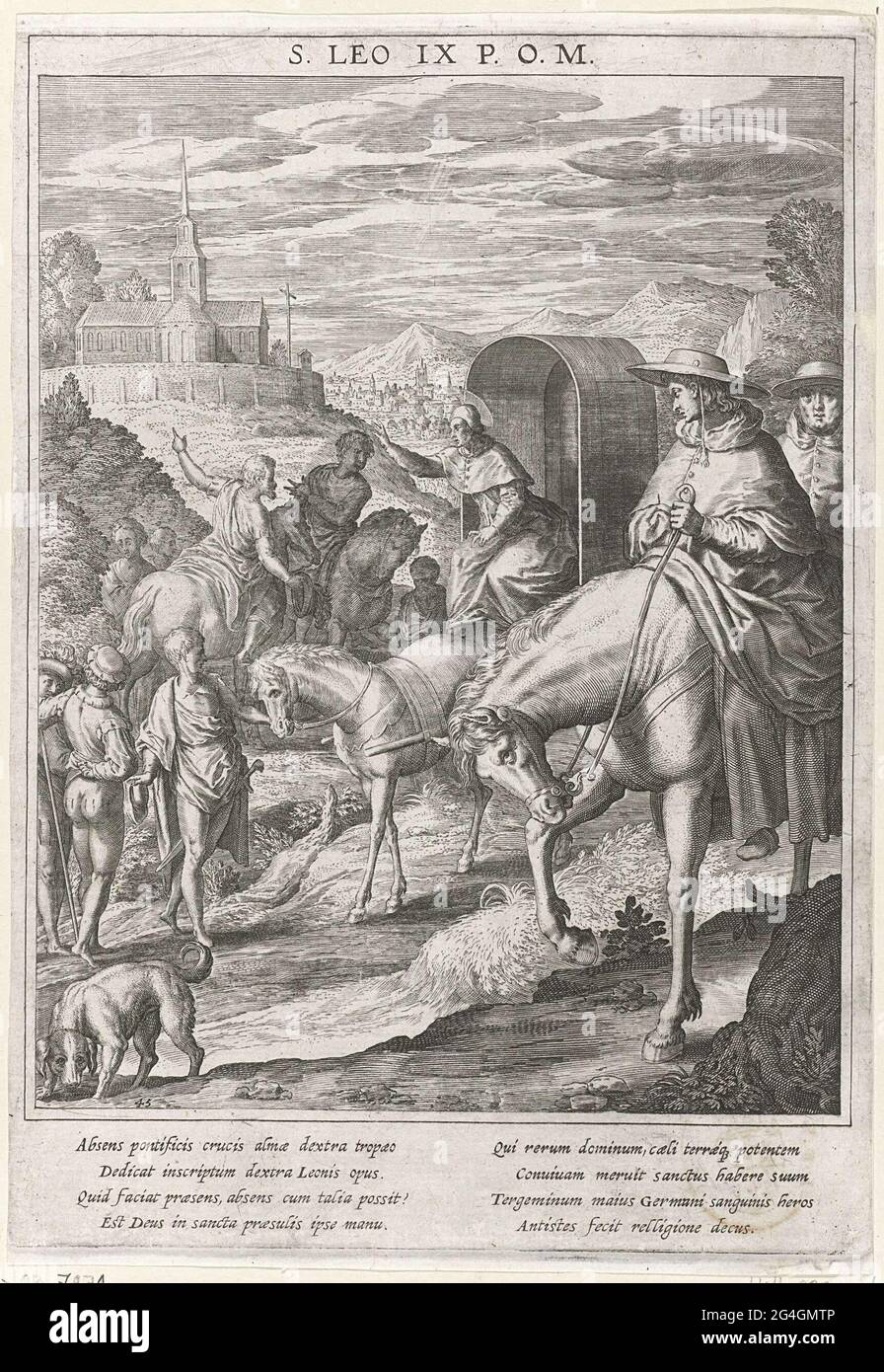 Pope leo ix blesses hi-res stock photography and images - Alamy