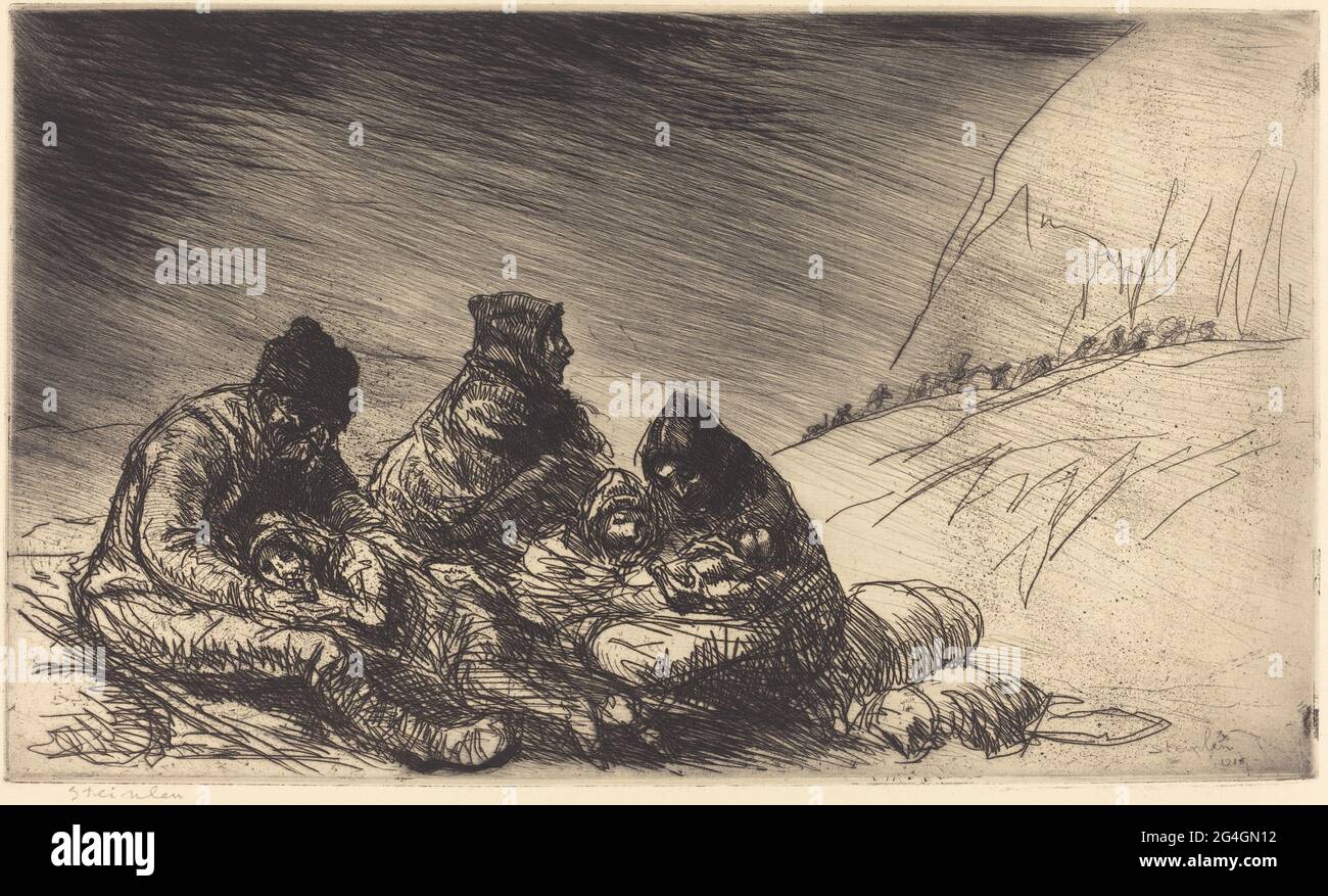 Exodus (L'exode), 1916 Stock Photo - Alamy