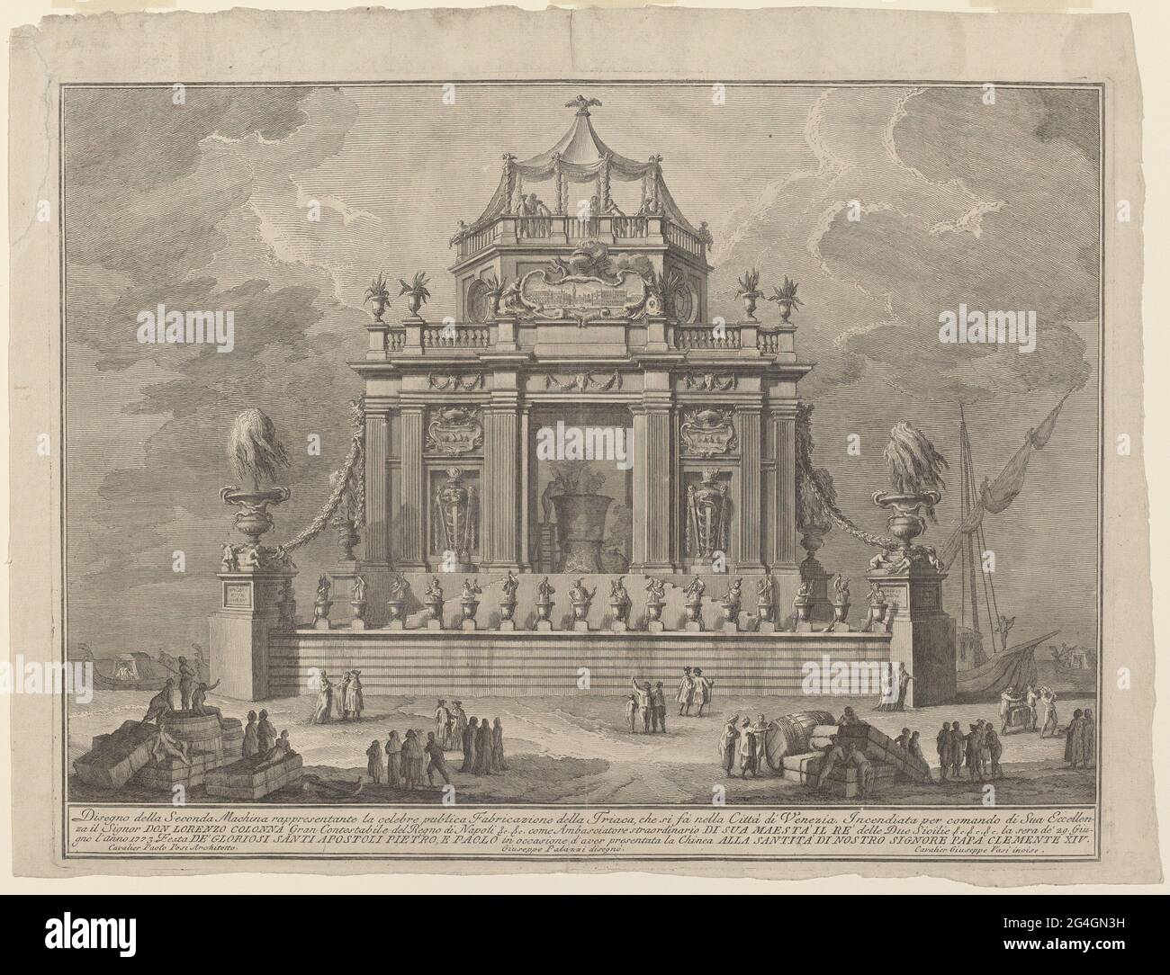 The Preparation of Theriac in Venice, for the "Chinea" Festival, 1773 ...