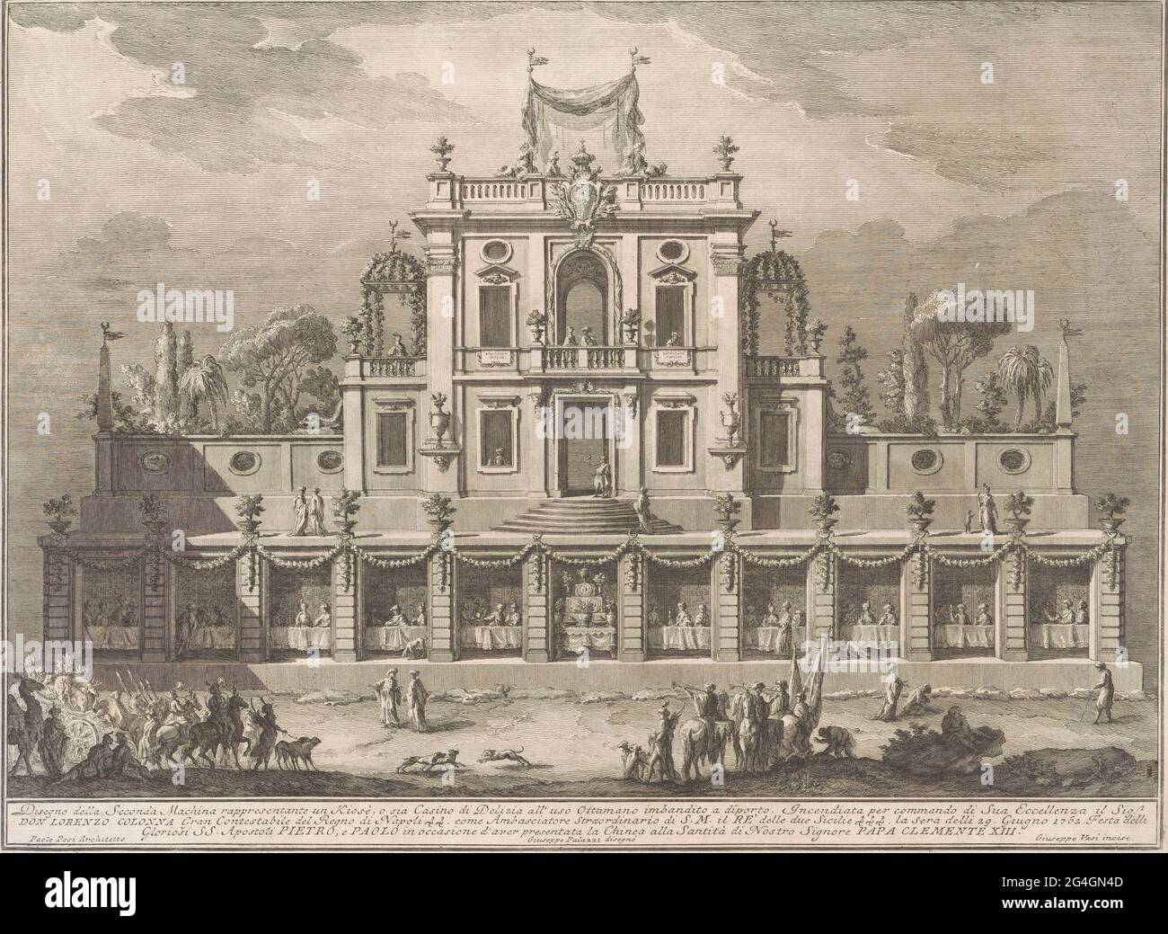The Seconda Macchina for the Chinea of 1762: A Kiosk, or Pleasure-House ...