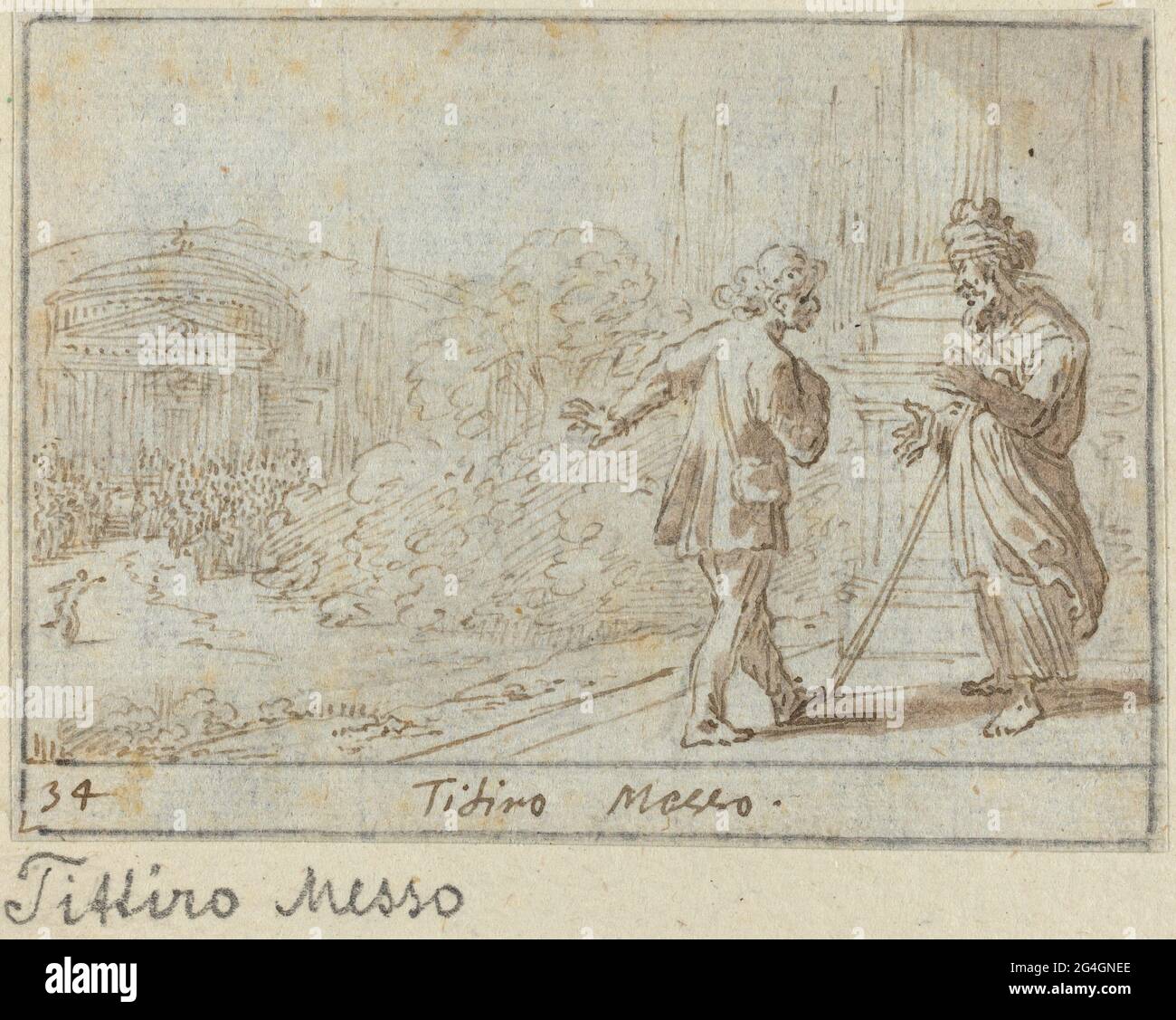 Titiro and Messo, 1640 Stock Photo - Alamy