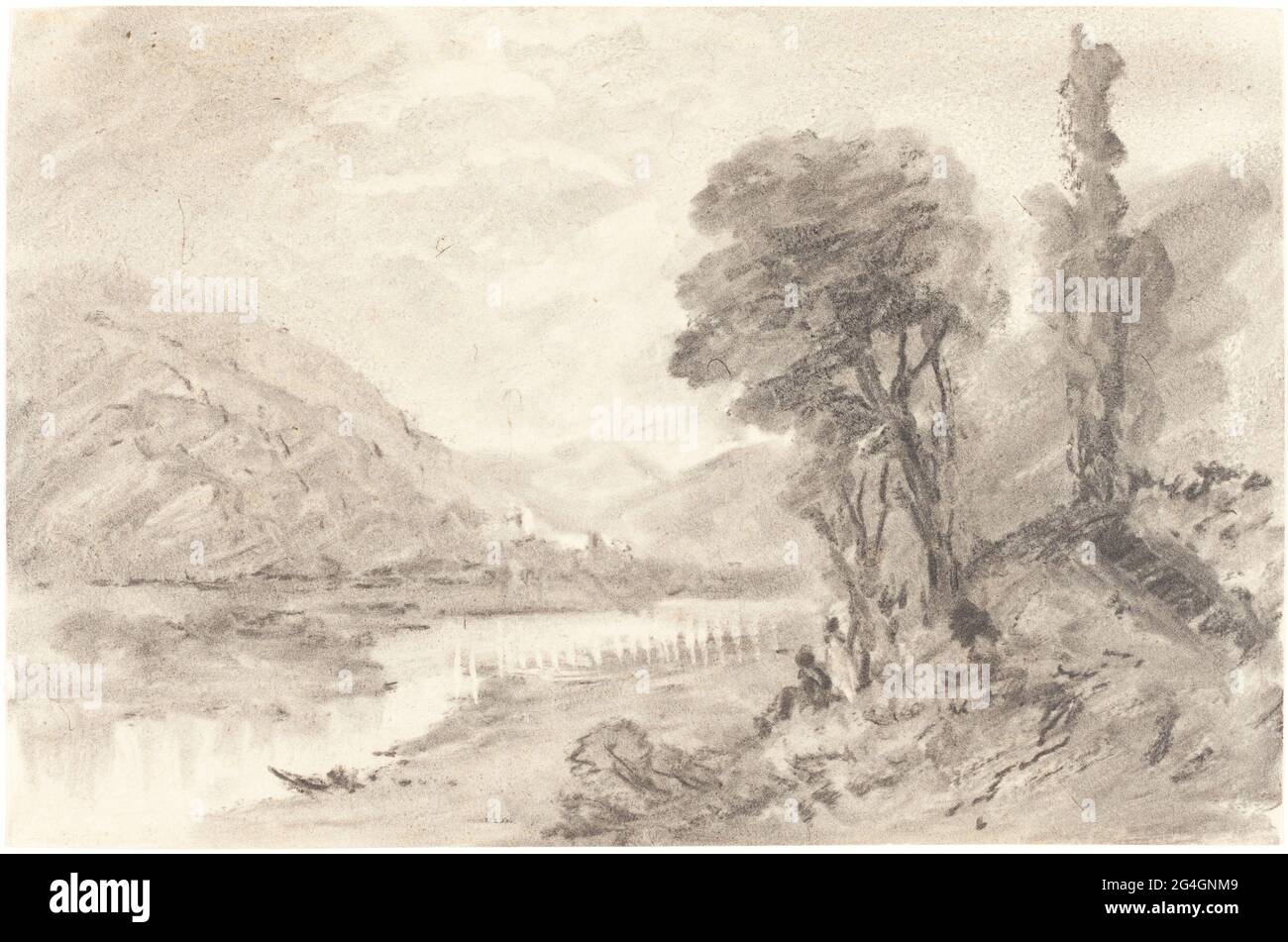 Landscape, 19th century Stock Photo - Alamy