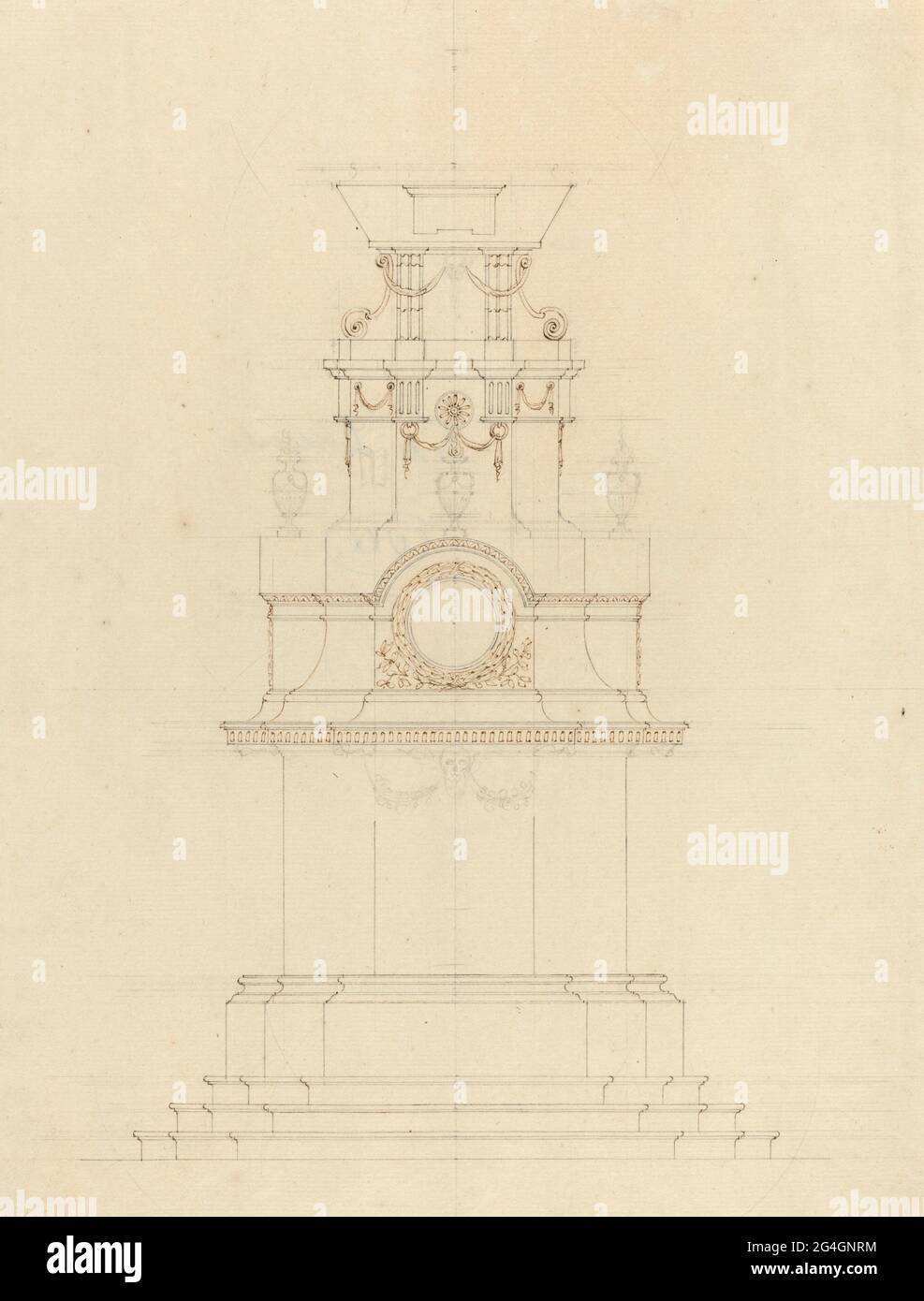 Design for a Catafalque Stock Photo - Alamy