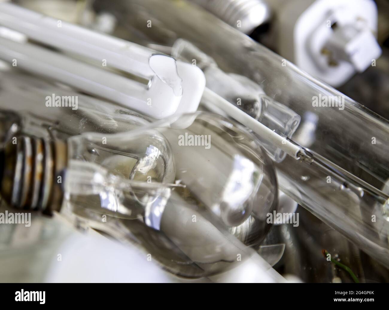 Container of light bulbs Light, recycling and environment Stock Photo ...