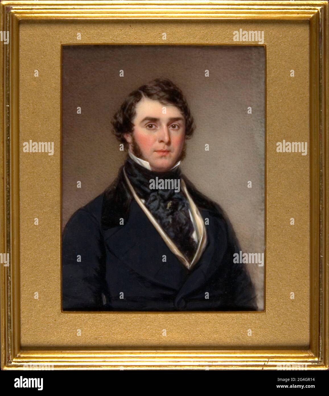 Portrait of a Man, 1867 Stock Photo - Alamy