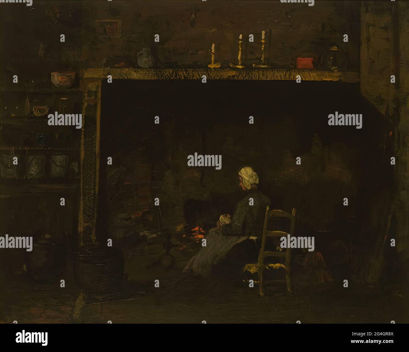 Normandy Interior, 1899 Stock Photo - Alamy