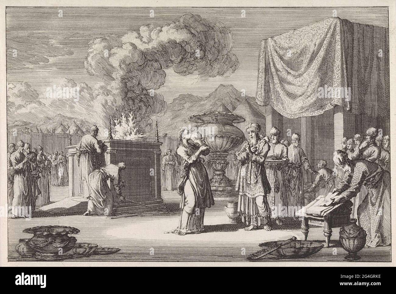 Jewish high priest sacrifice hi-res stock photography and images - Alamy